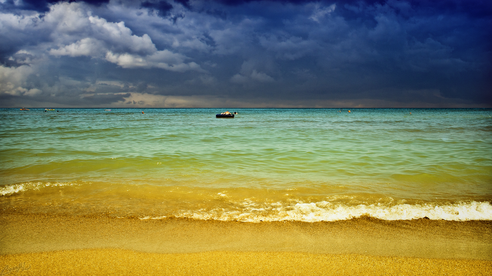 Download Beach Horizon Sea Cloud Sky Earth Photography Ocean HD Wallpaper
