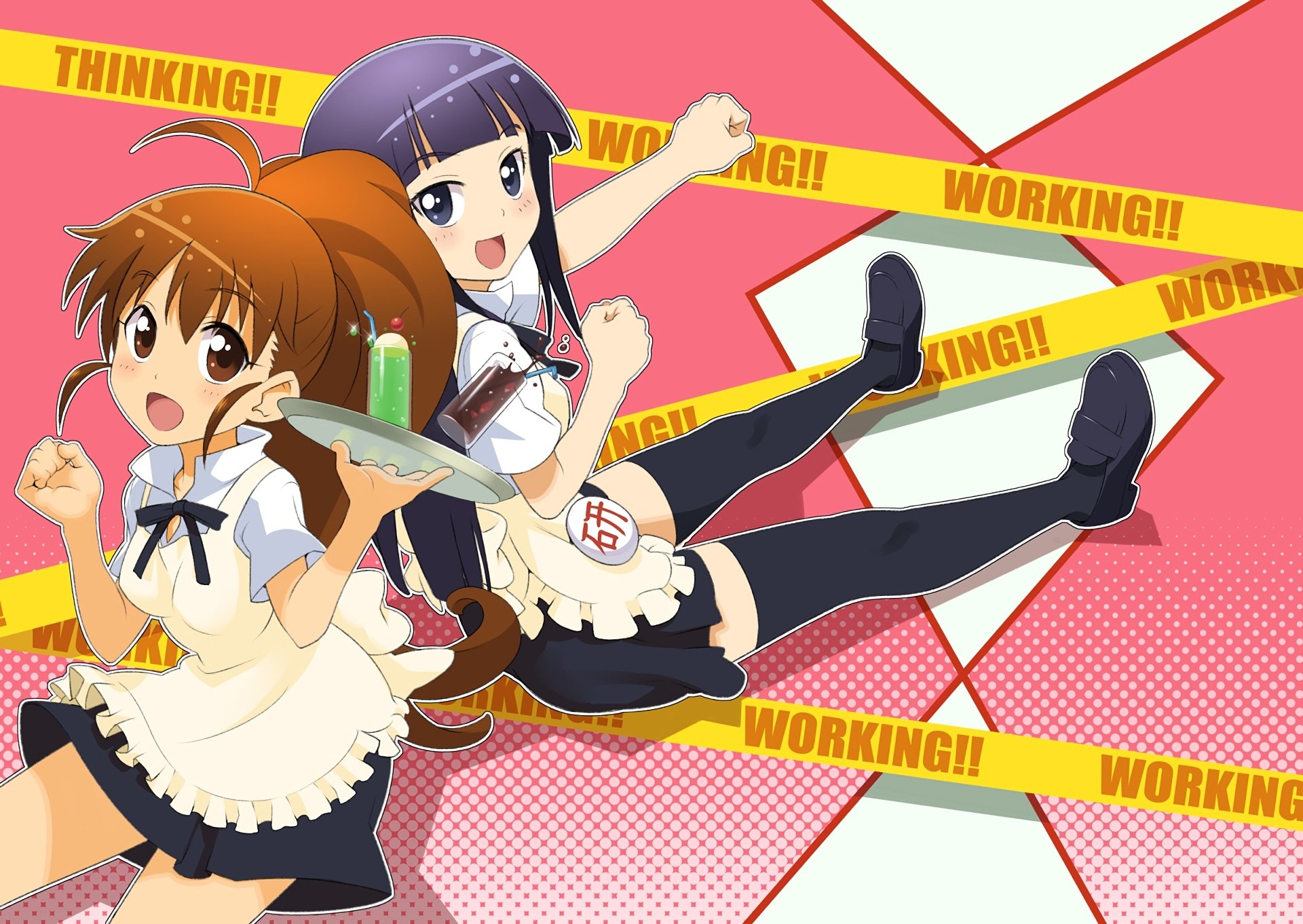 Anime Working!! HD Wallpaper