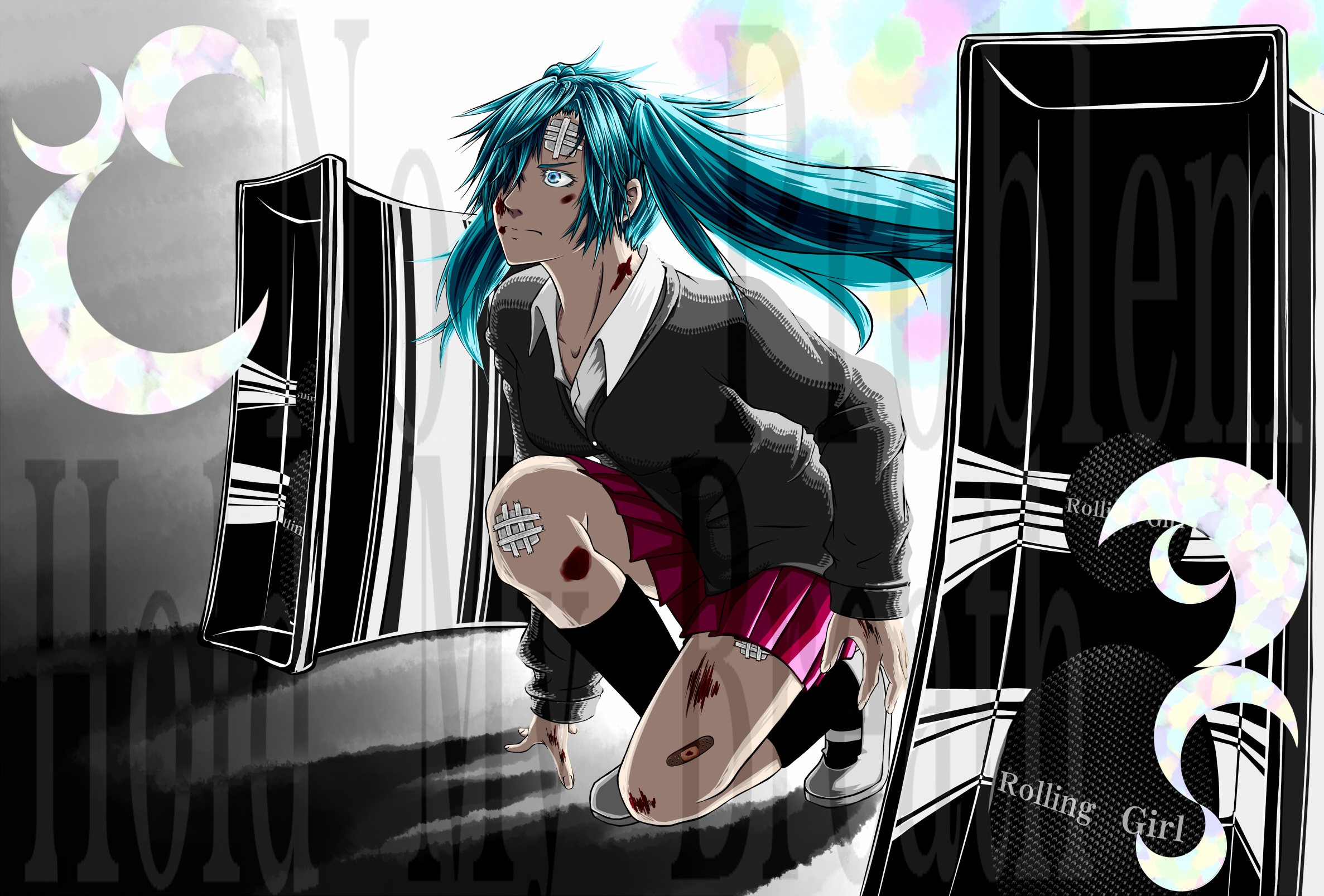 Vocaloid Rolling Girl Wallpaper Vocaloid, VOCALOID, Rolling Girl
