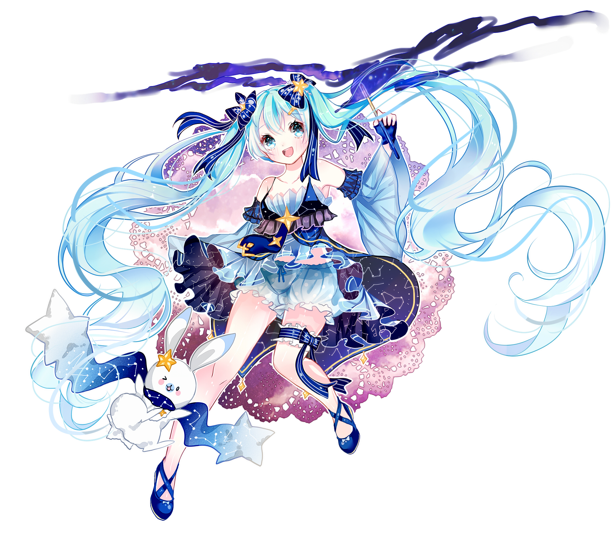 Download Hatsune Miku Anime Vocaloid HD Wallpaper by MONING MANGO