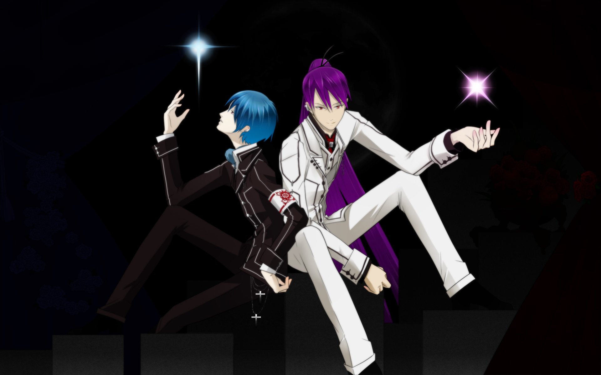 Vocaloid Duo: Kamui Gakupo & Kaito in Stunning HD Anime Wallpaper