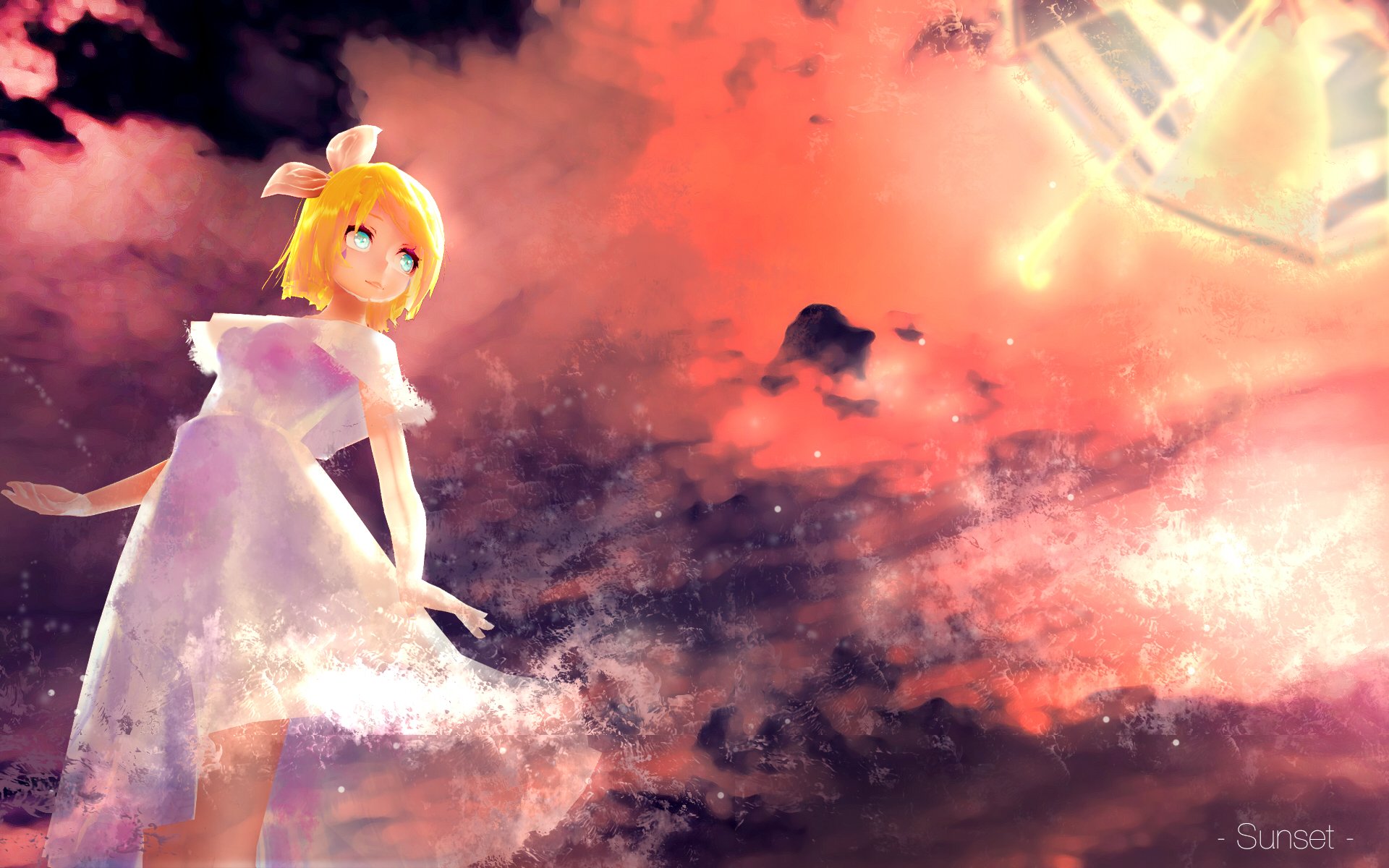 Rin Kagamine Orange Wallpaper Kagamine Rin Anime Projects :: Photos,