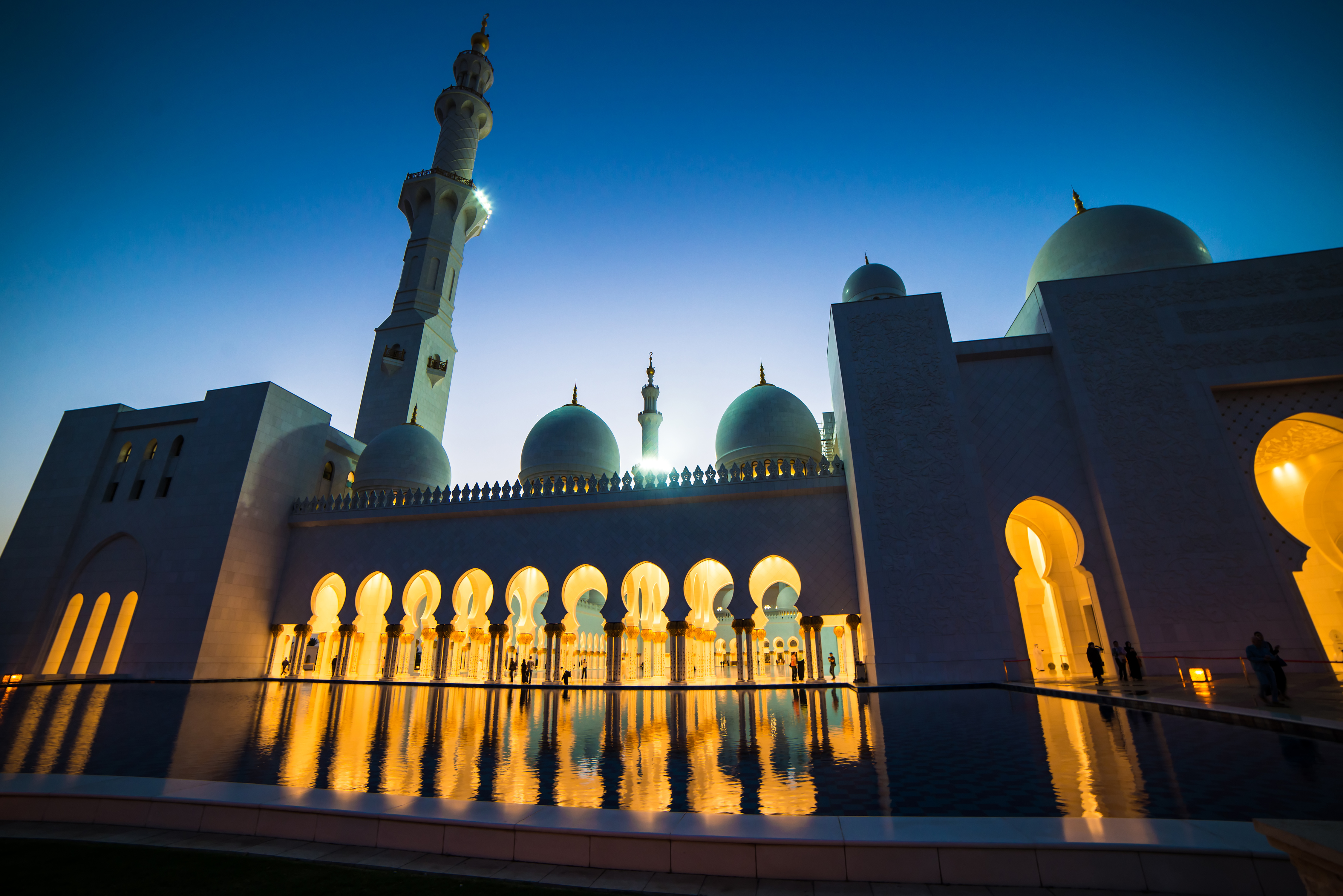 Download Religious Sheikh Zayed Grand Mosque 4k Ultra HD Wallpaper