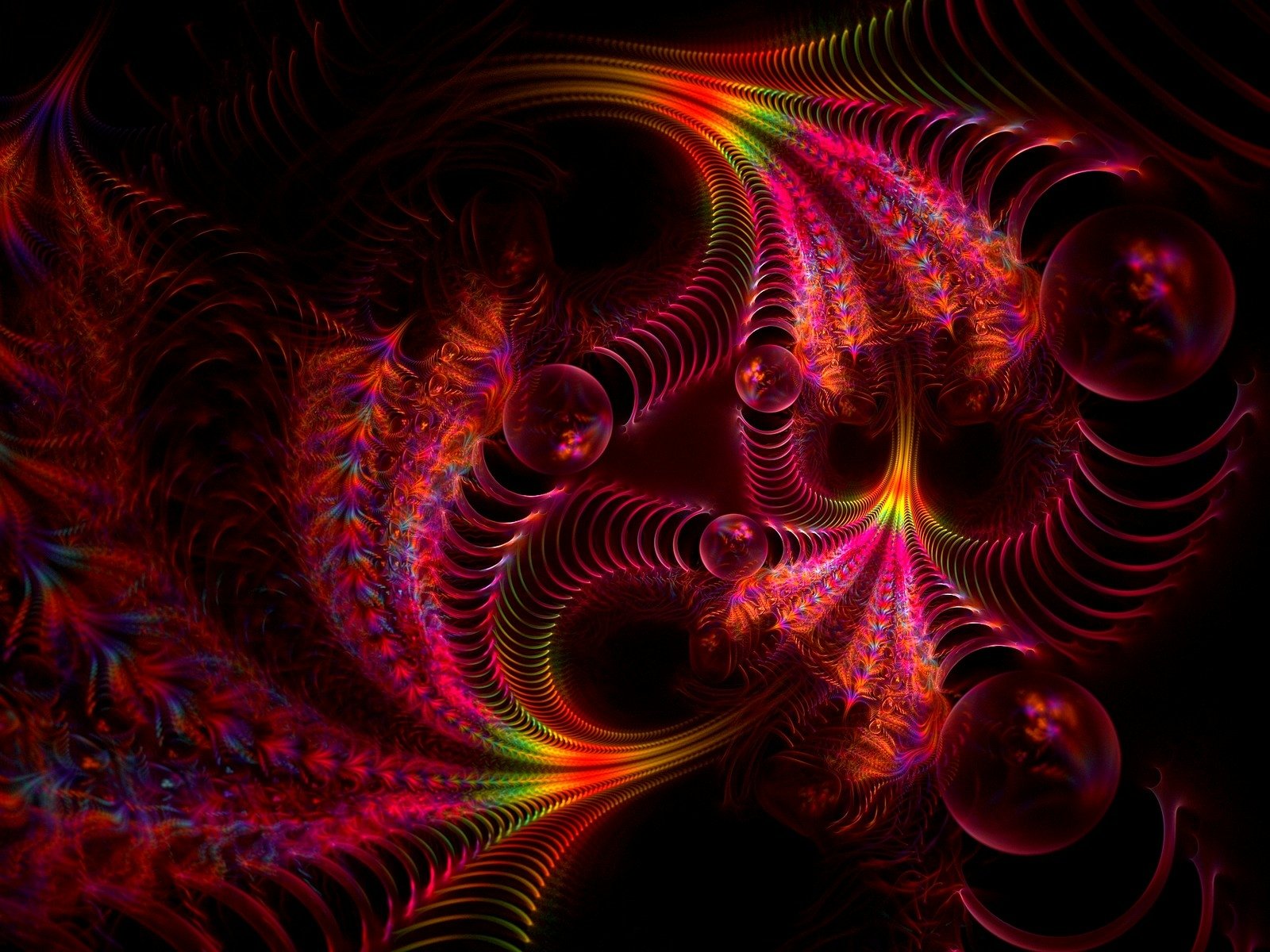 Download Colorful Abstract Fractal Wallpaper by TheLionofOZ