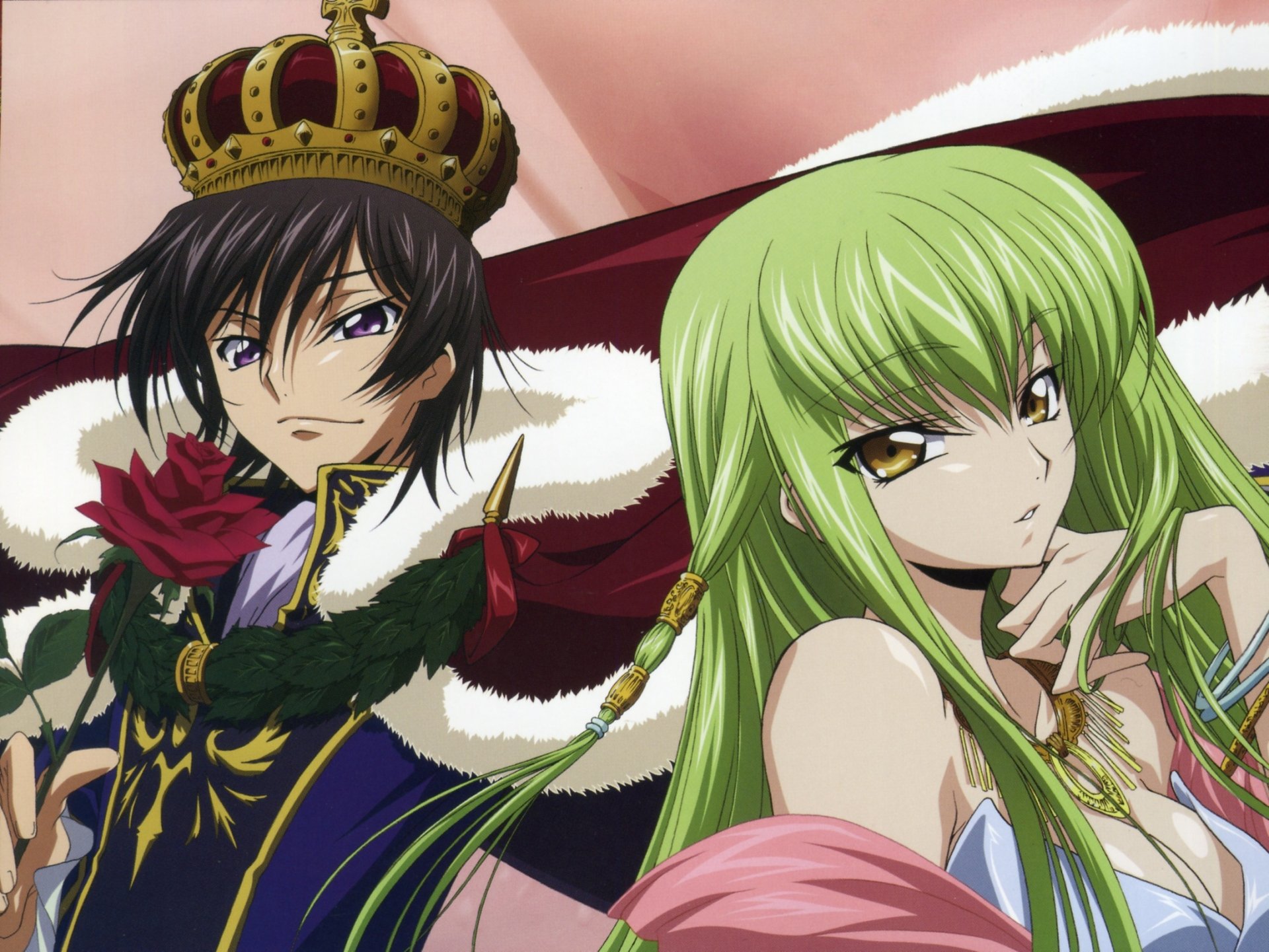 Download Lelouch Lamperouge C.C. (Code Geass) Anime Code Geass HD Wallpaper