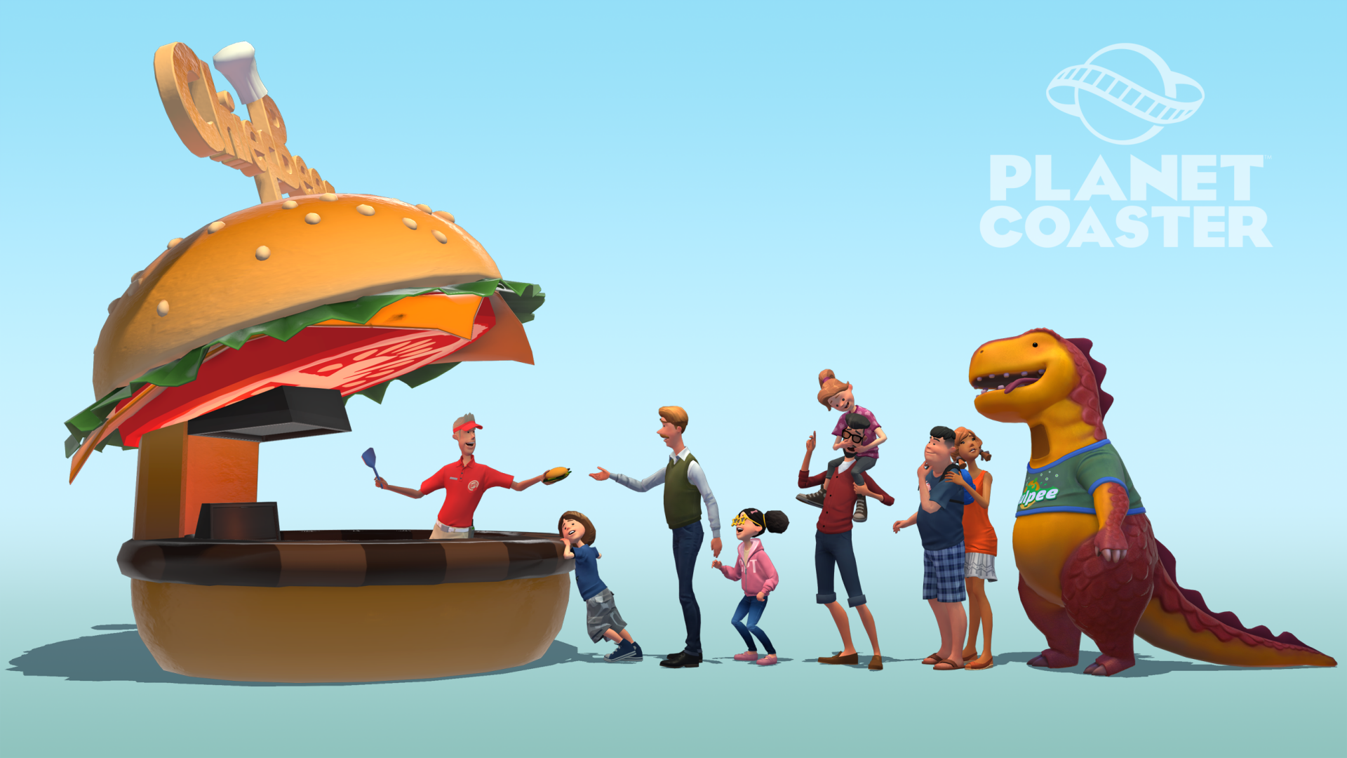 Planet Coaster Fun Characters HD Wallpaper