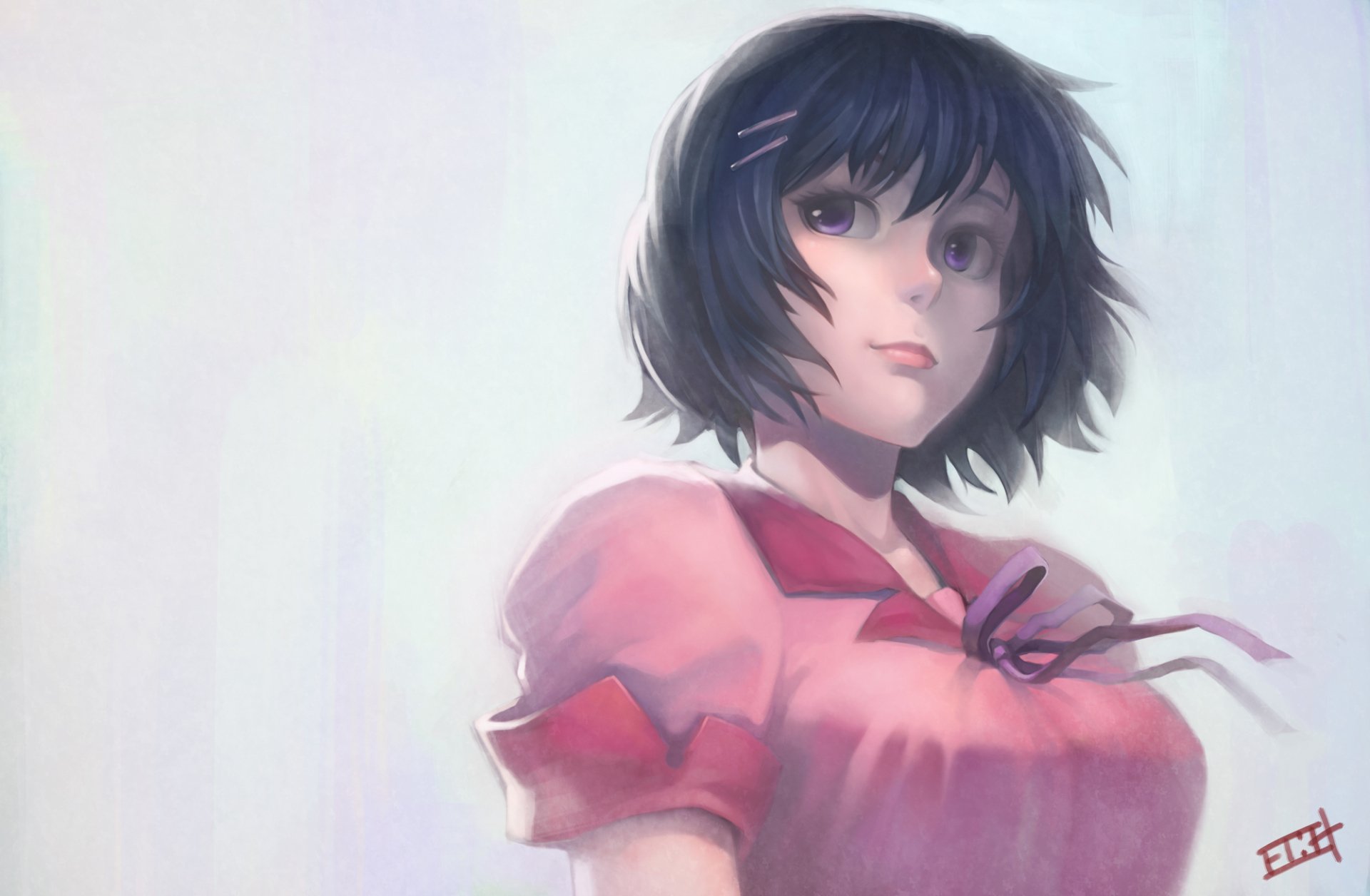 Monogatari Anime HD — Soft Pastel Portrait | 2000x1308 | Wallpaper Abyss