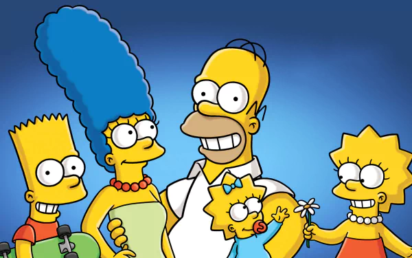 The Simpsons Family HD Wallpaper