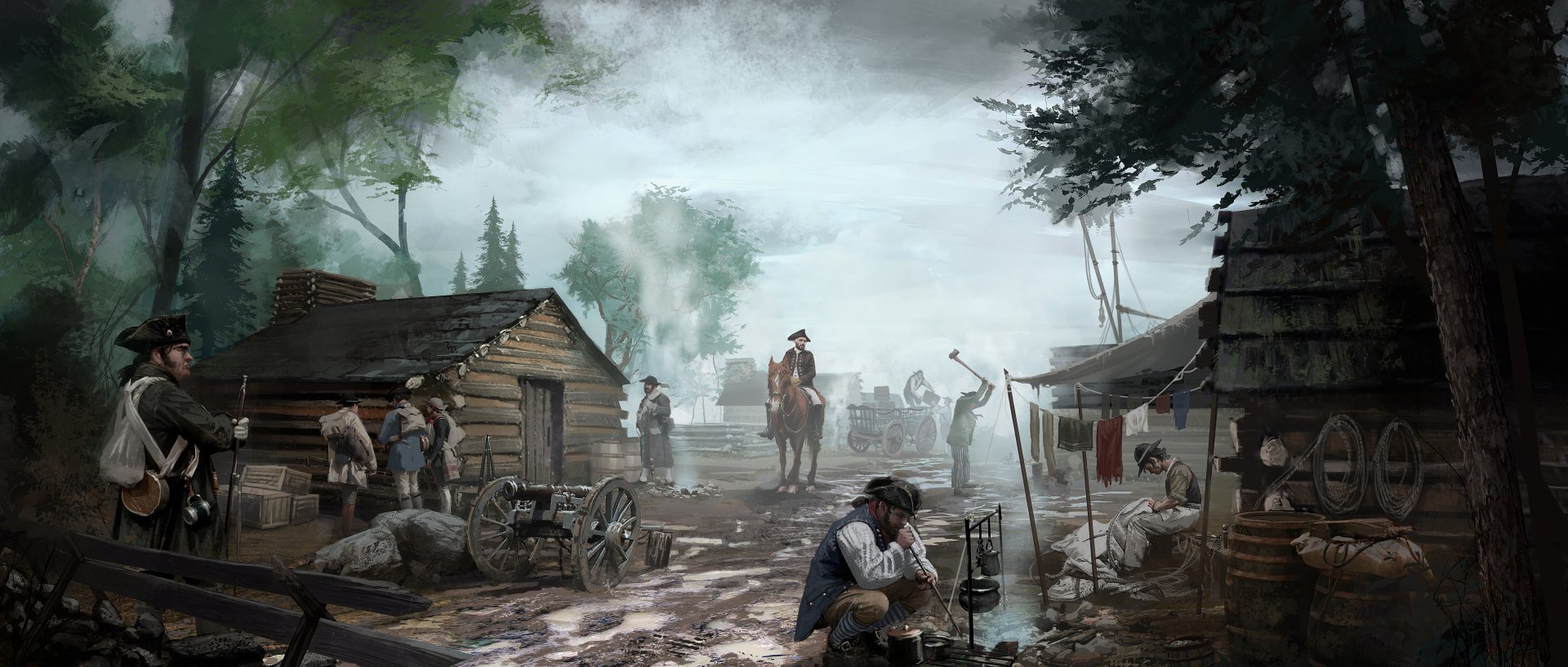 Assassin's Creed III Epic 4K Ultra HD Game Wallpaper