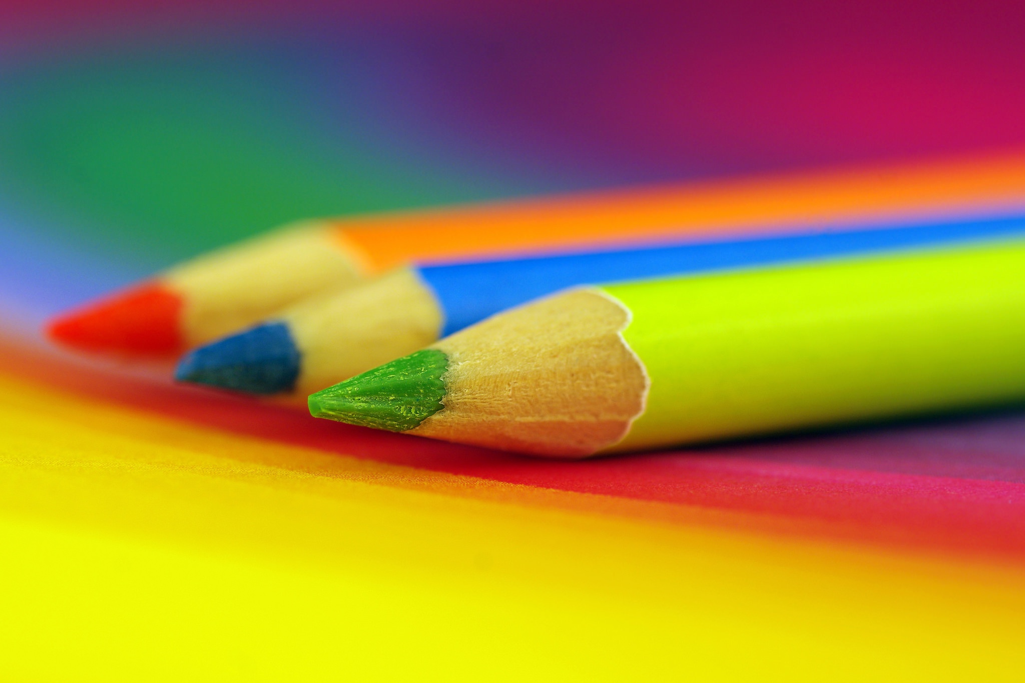 Download Close-up Colorful Colors Photography Pencil HD Wallpaper