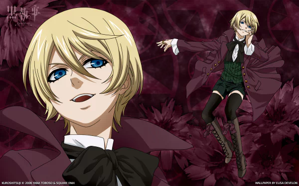 Epic 8K Ultra HD Wallpaper of Black Butler's Iconic Characters