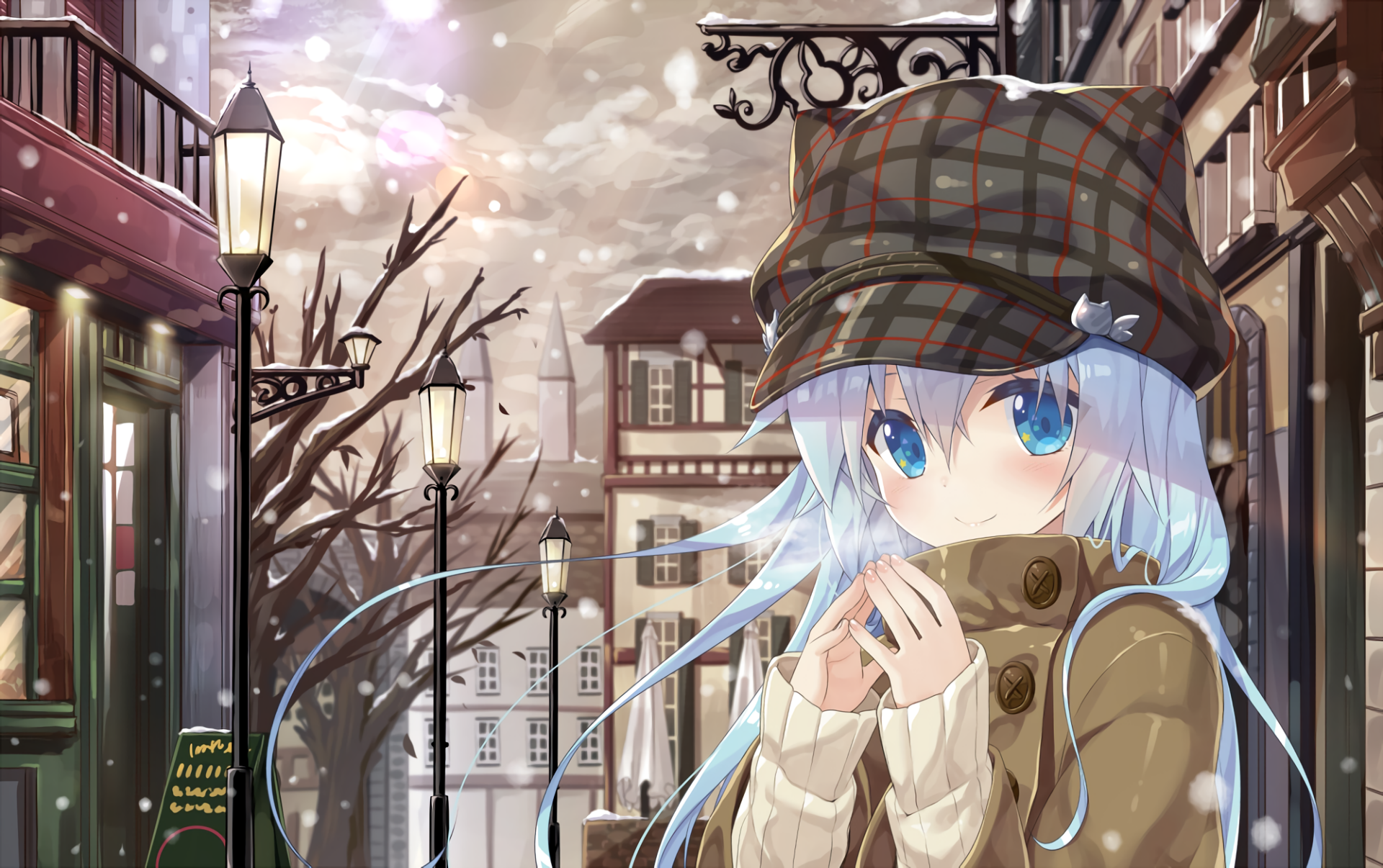 Winter Anime Wonderland – HD Wallpaper