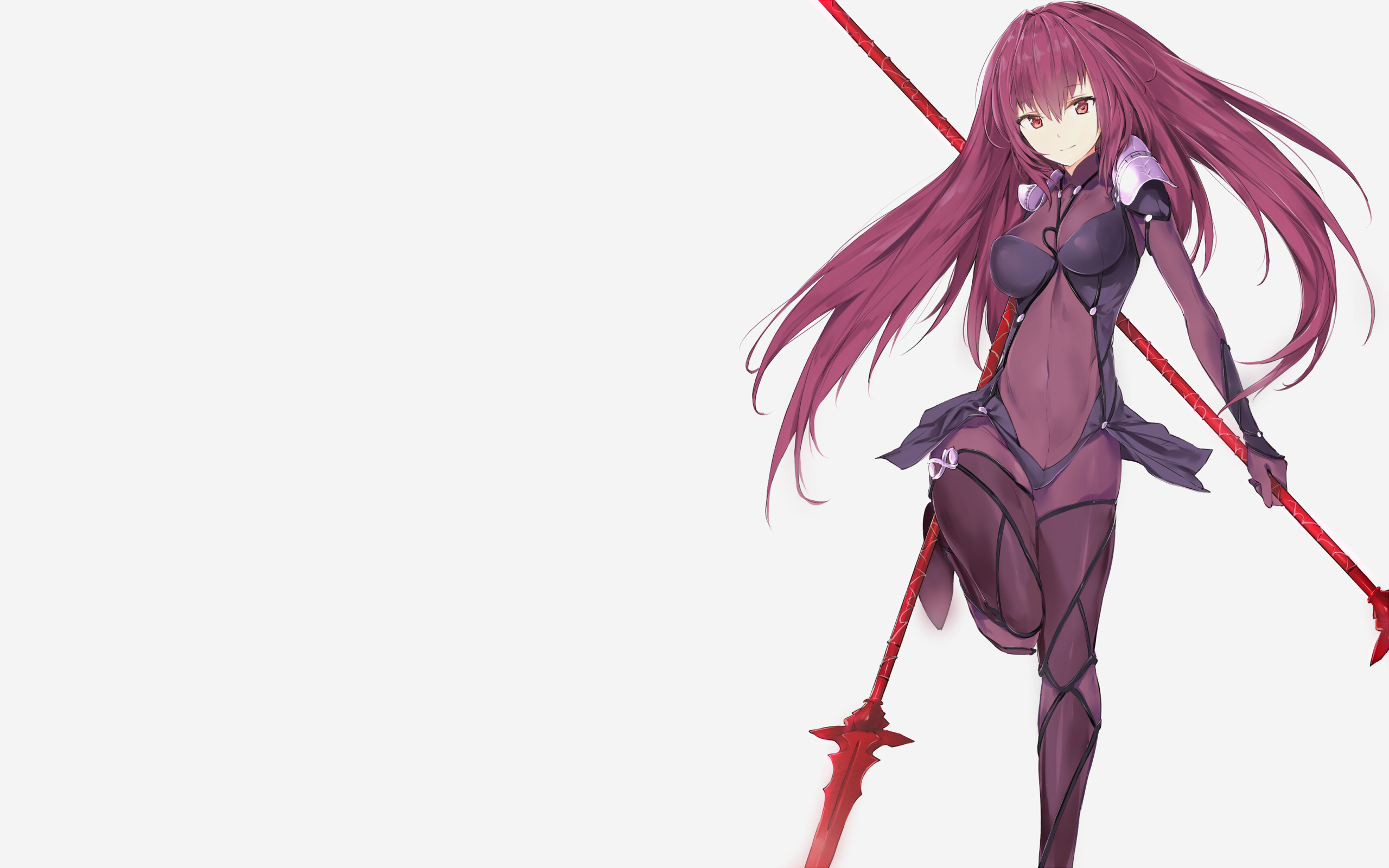 Scathach in Action – HD Fate/Grand Order Anime Wallpaper