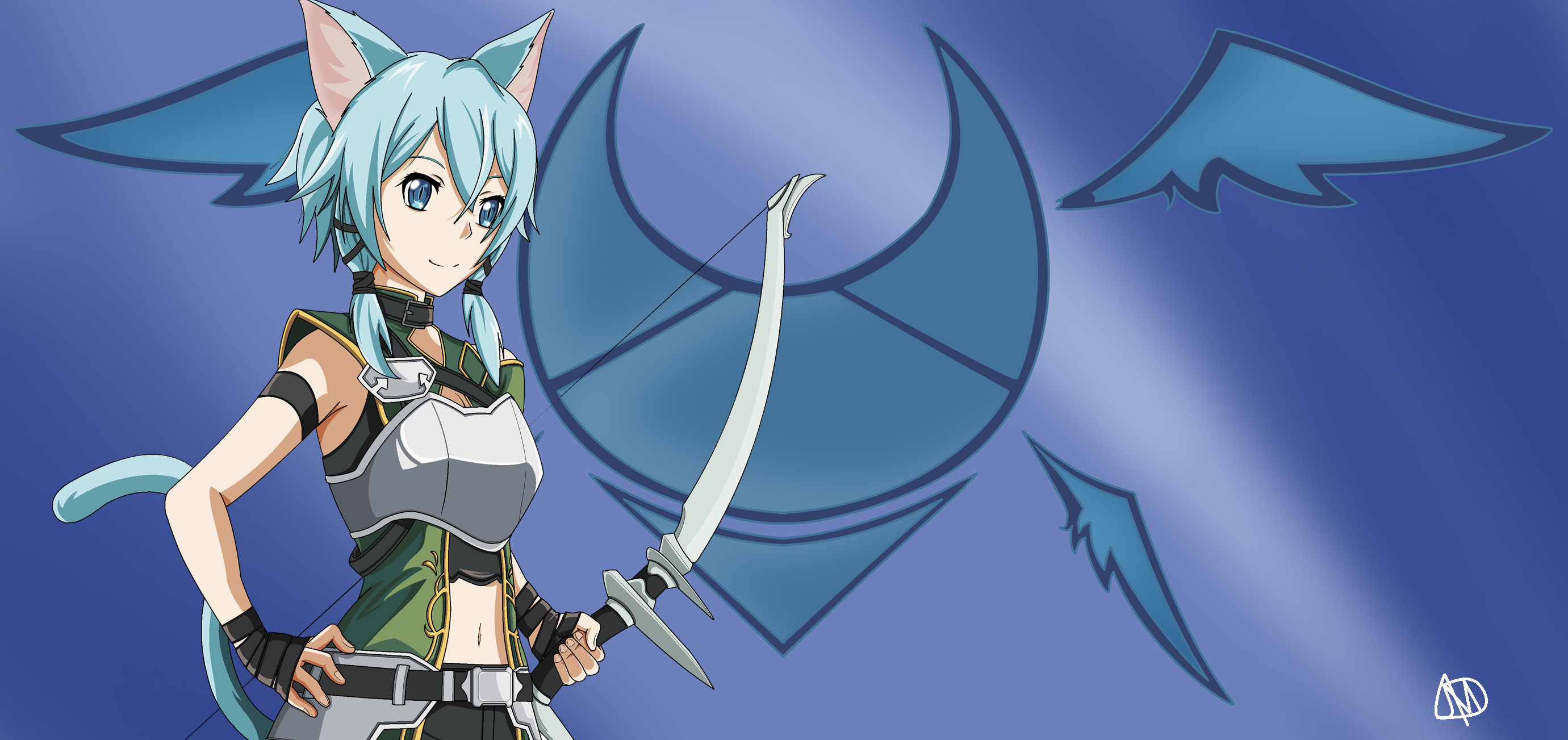 Shino Asada | Sword Art Online II HD Anime Wallpaper