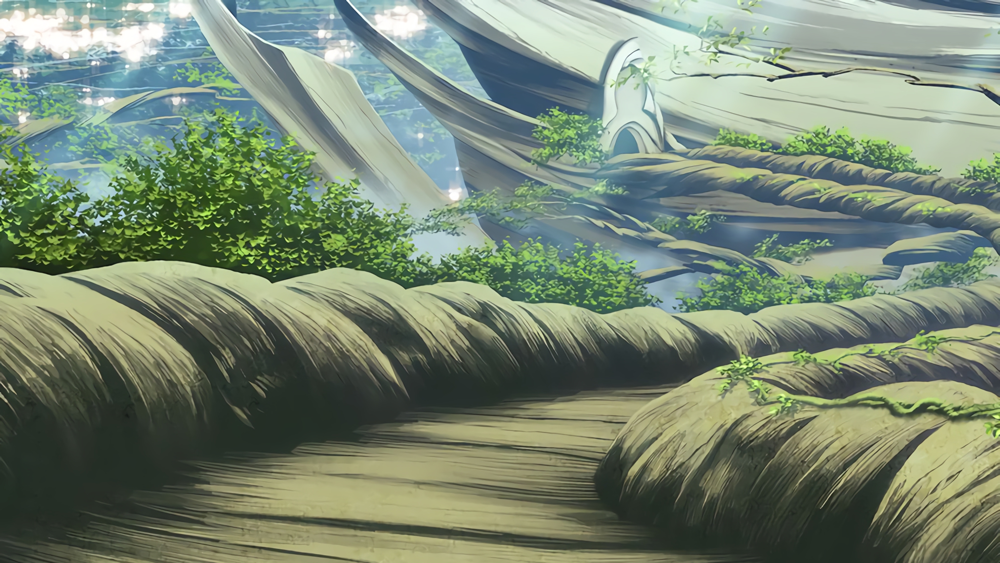 Sword Art Online HD: Enchanted Anime Pathway Wallpaper