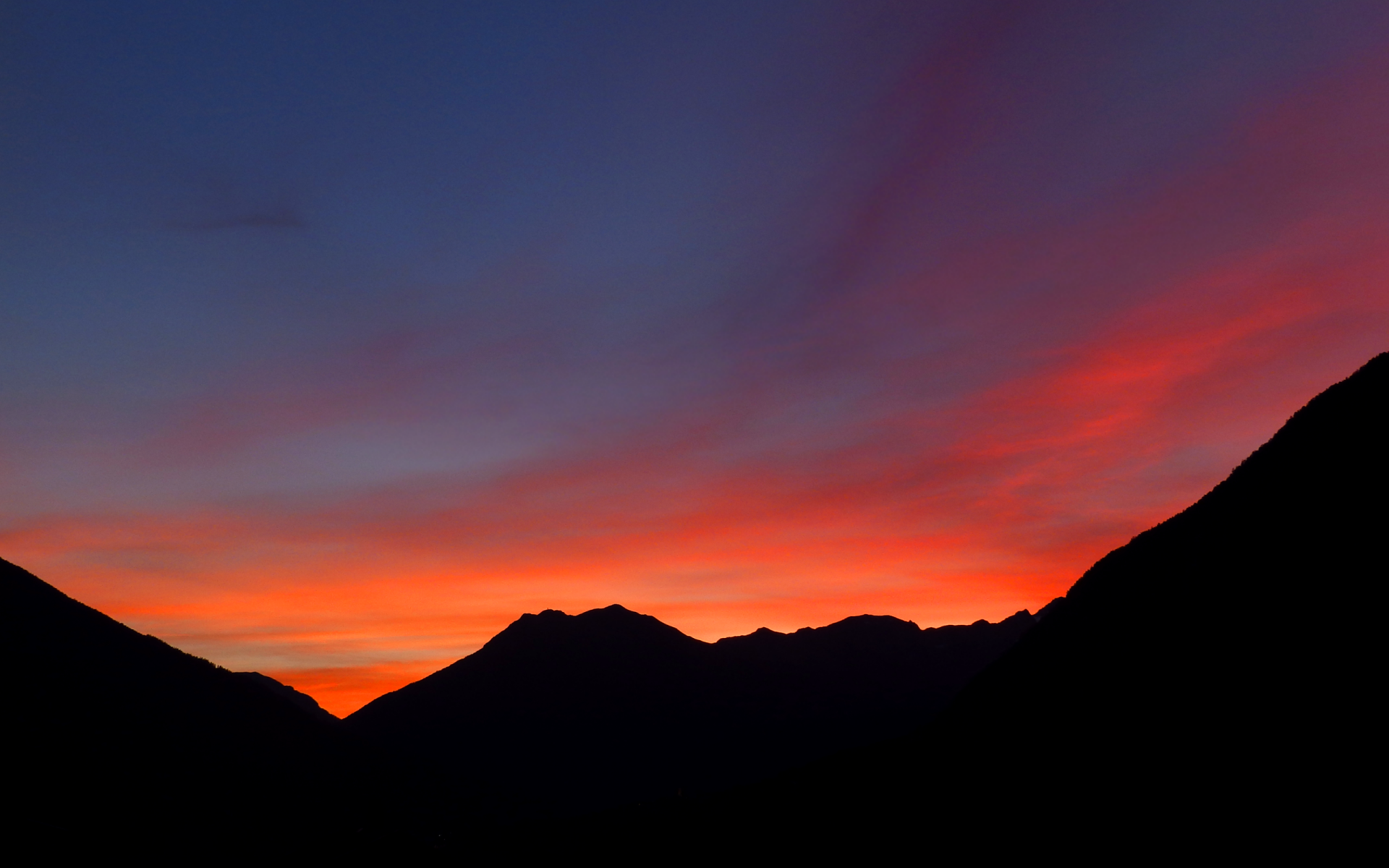Sunset in austrian mountain landscape by egoshootersucht | 2560x1600 ...