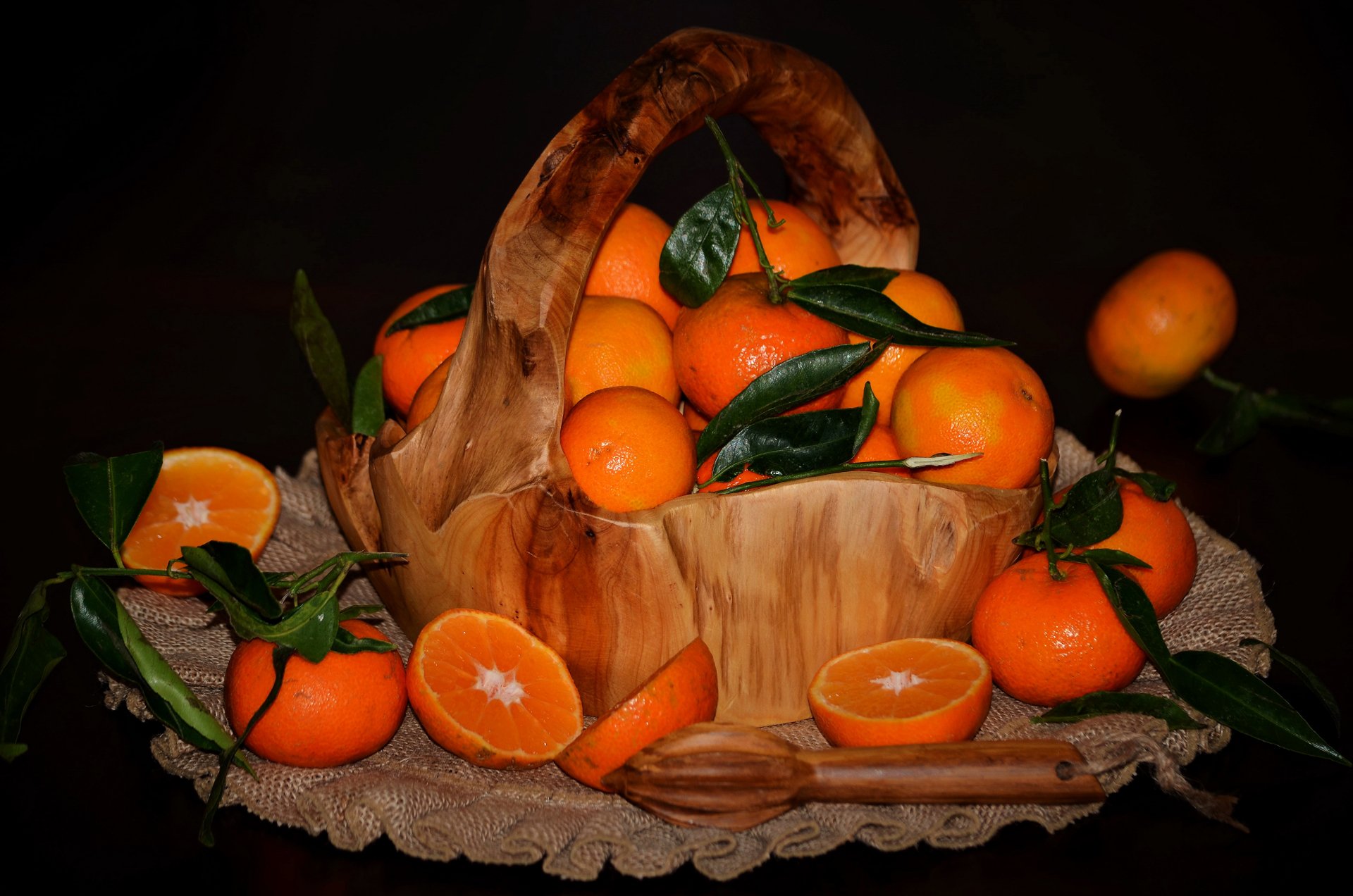 Download Basket Fruit Food Mandarin 4k Ultra HD Wallpaper | 4001x2650 ...