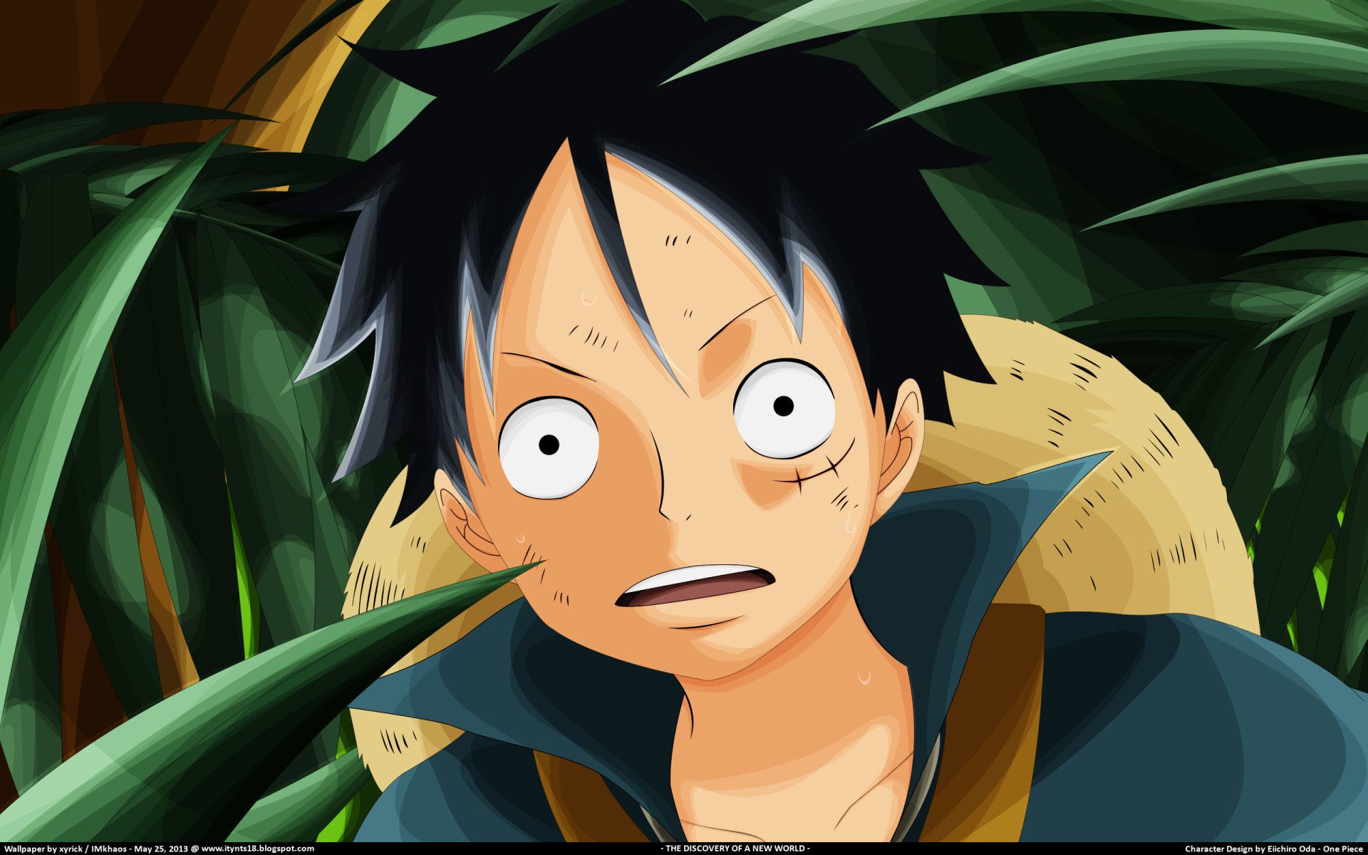 One Piece HD Wallpaper: Monkey D. Luffy in Action | 2560x1600 ...
