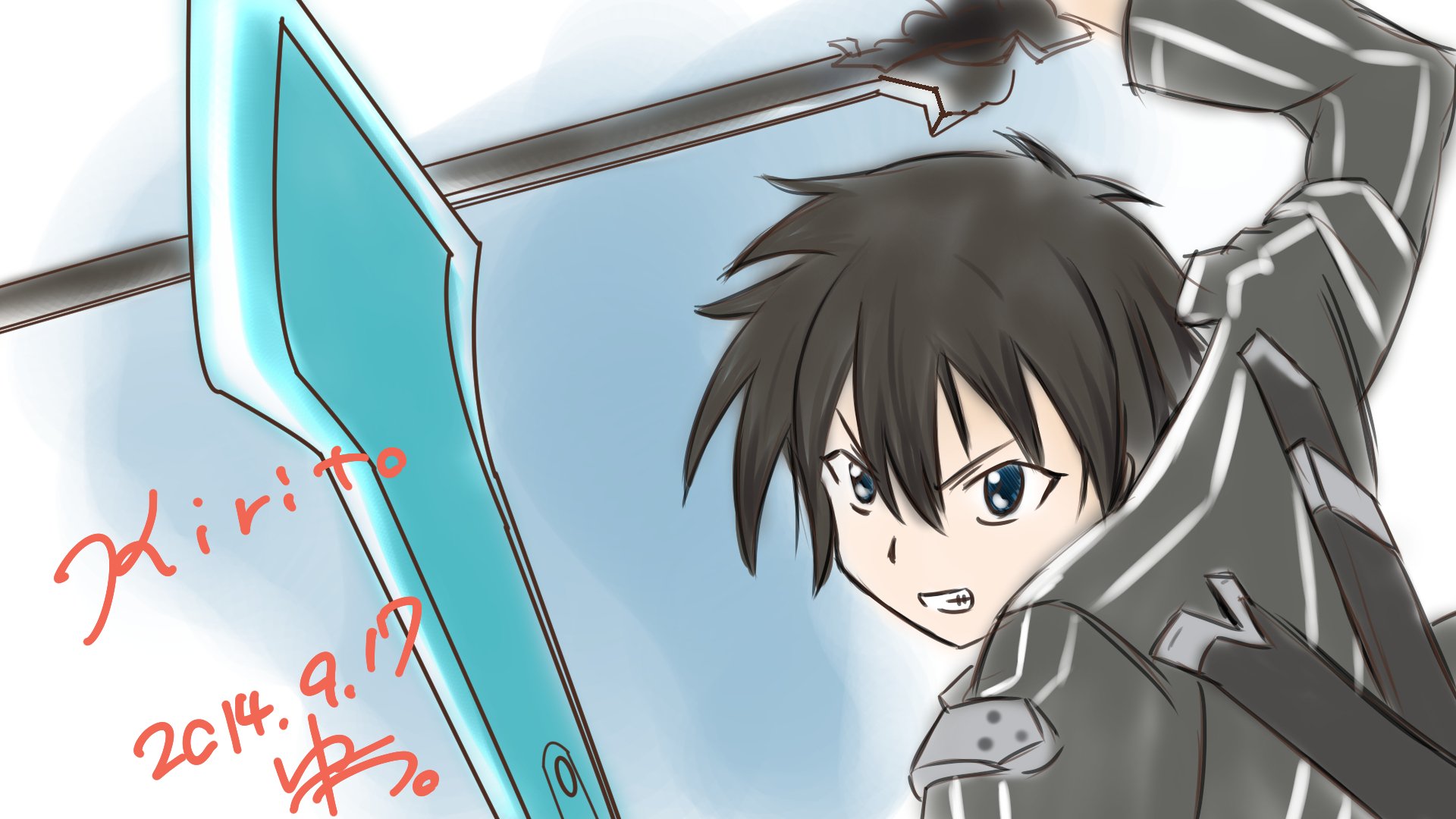 Kirito — Sword Art Online HD Wallpaper (Kazuto Kirigaya) | 1920x1080 ...