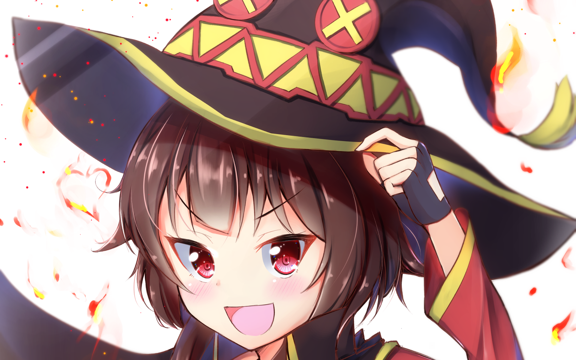 Megumin Blaze: HD KonoSuba Anime Wallpaper Magic