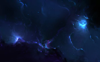 Blue Nebula Wallpaper Widescreen