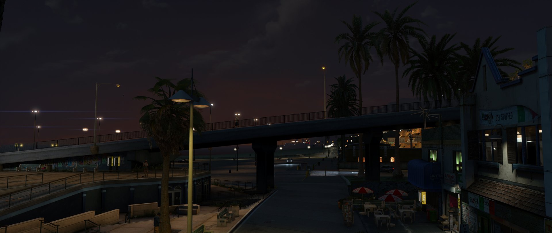 Grand Theft Auto V: Vespucci Night HD Wallpaper | 2560x1080 | Wallpaper ...
