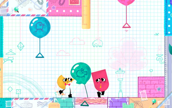 Snipperclips HD Wallpaper – Cut It Out Together in Vibrant Style