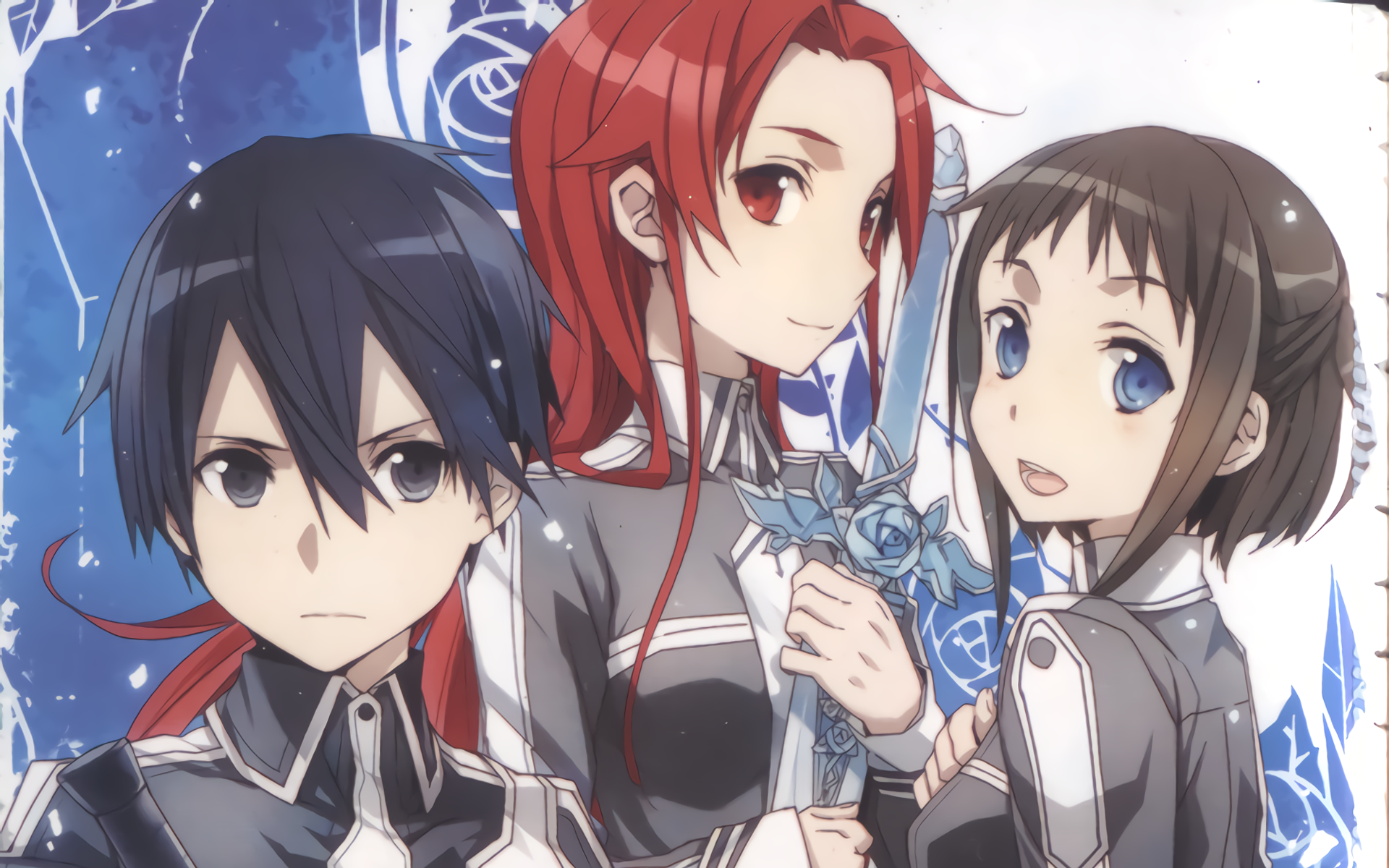 Kirito & Friends: Sword Art Online HD Anime Wallpaper