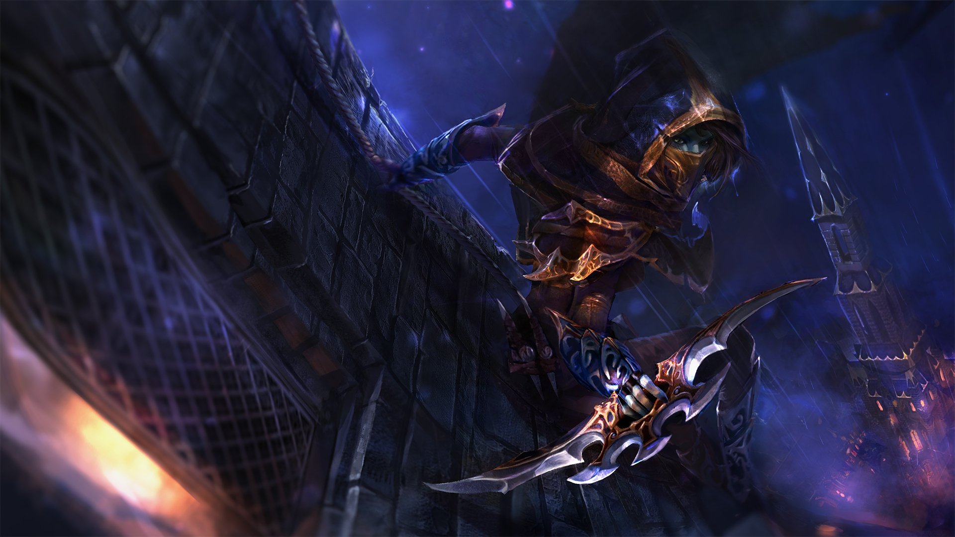 Phantom Assassin HD Wallpaper: Master of Stealth and Dagger