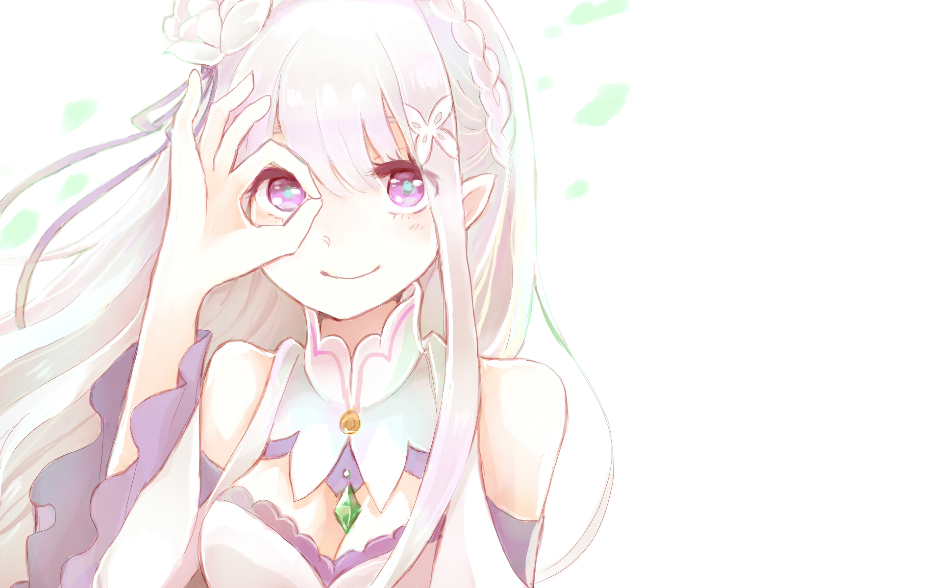 Emilia from Re:ZERO - Stunning HD Wallpaper