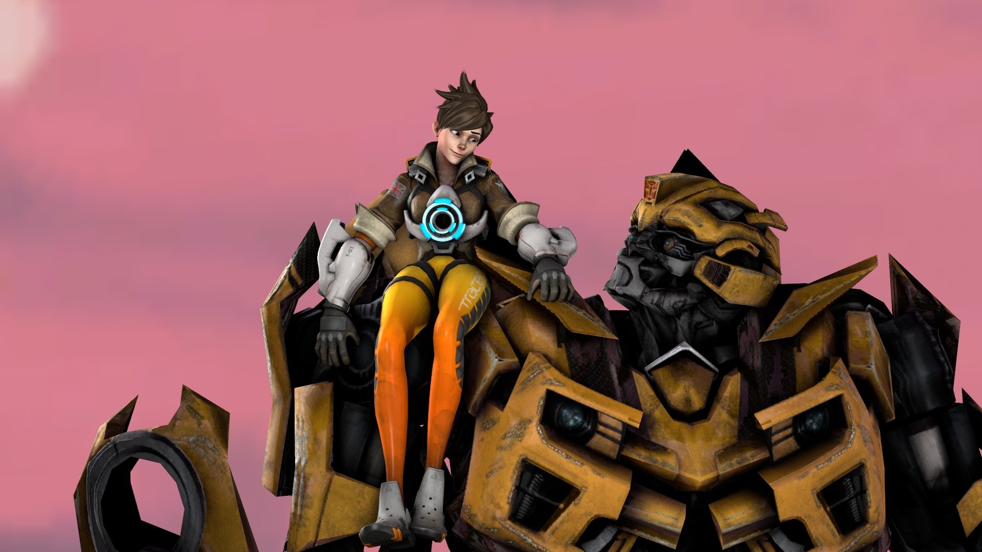 Download Bumblebee (Transformers) Tracer (Overwatch) Video Game ...