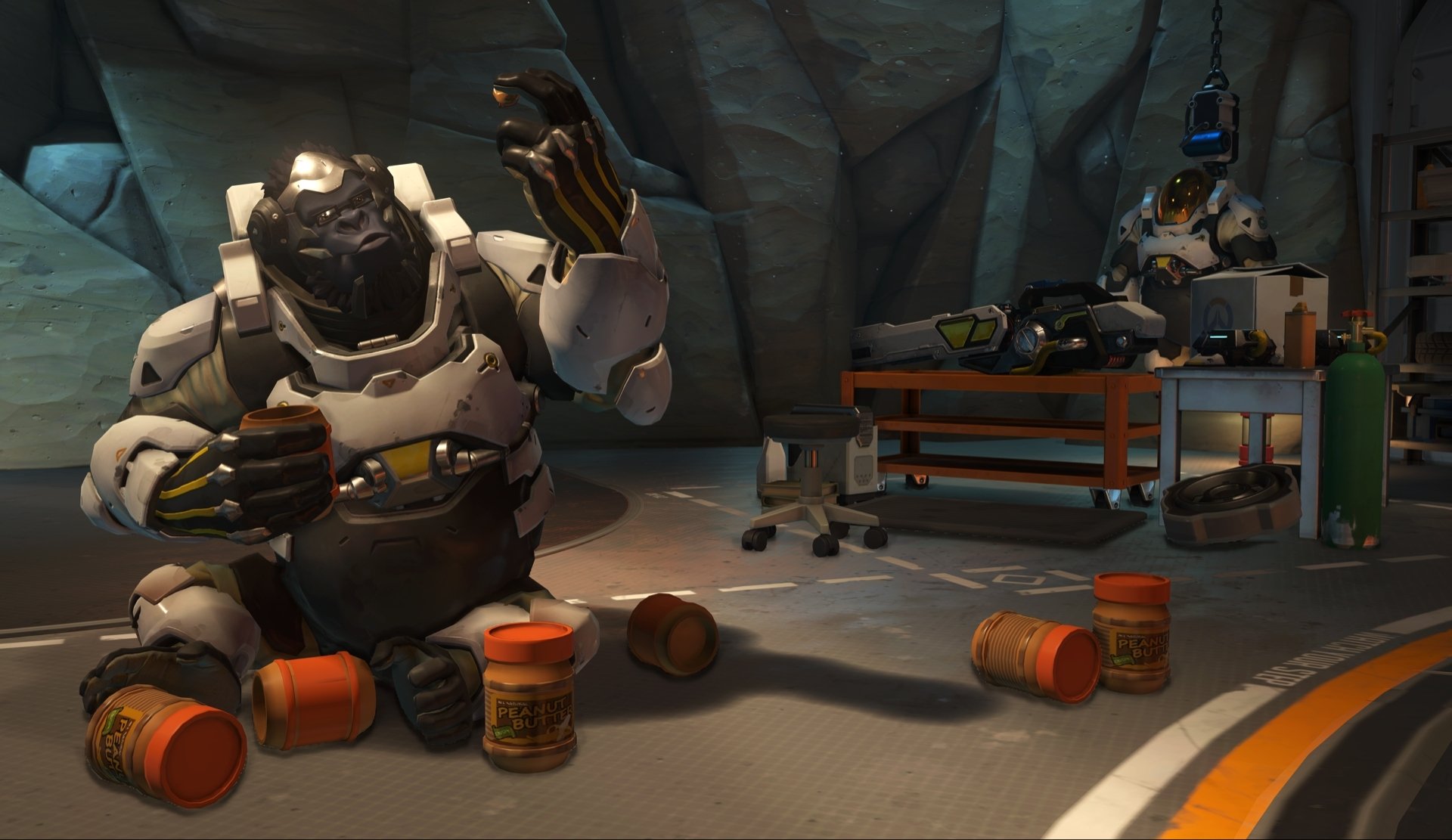 Download Winston (Overwatch) Video Game Overwatch HD Wallpaper