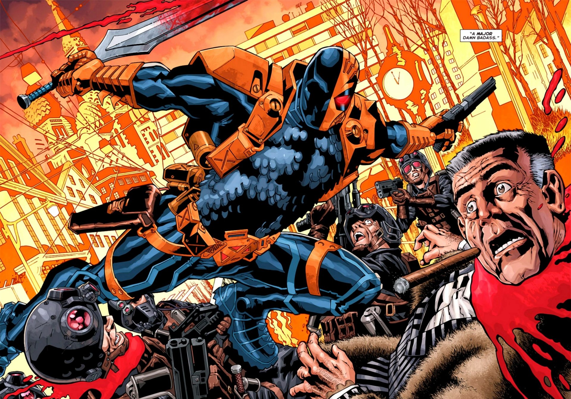 Download Comic Deathstroke HD Wallpaper