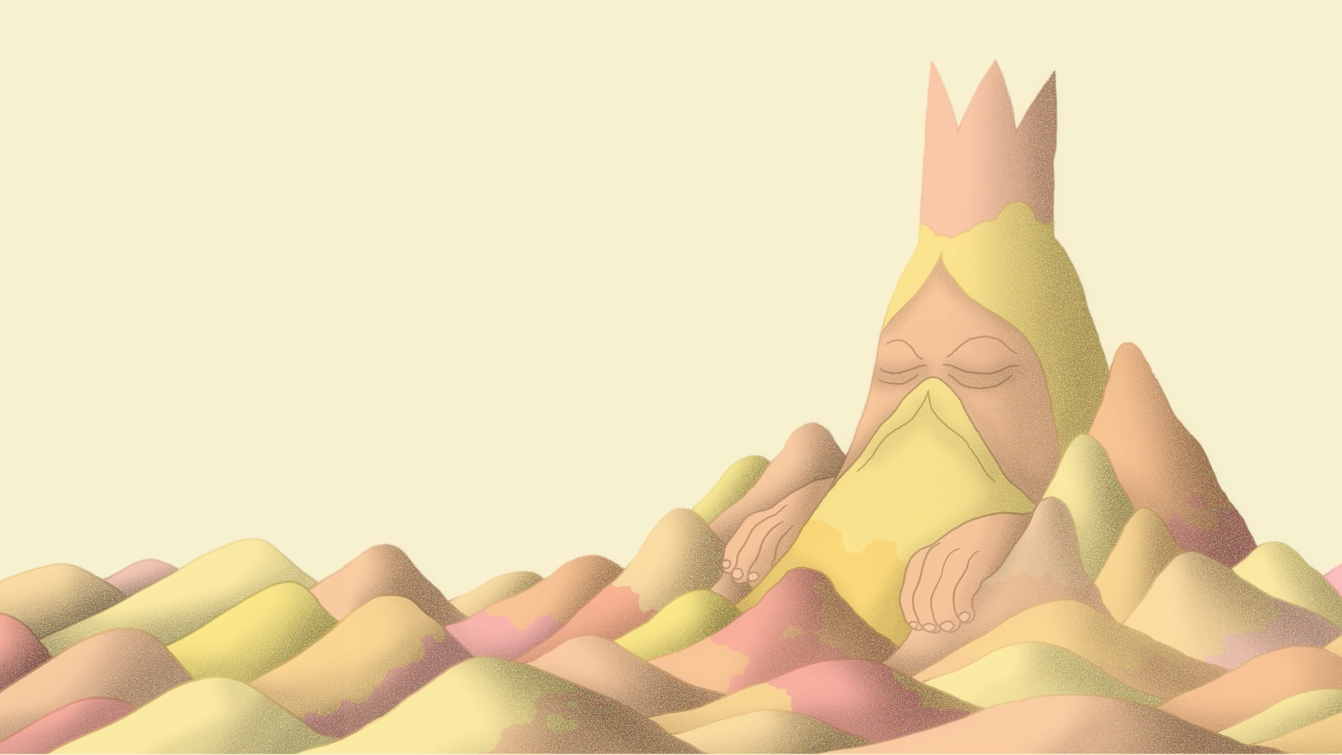 Download Crown Sand Artistic Mountain HD Wallpaper by Felix Colgrave