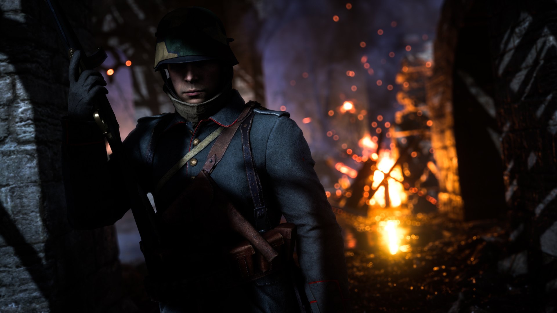 Battlefield 1 Night Soldier HD Wallpaper: Intense Warzone at Dusk by ...