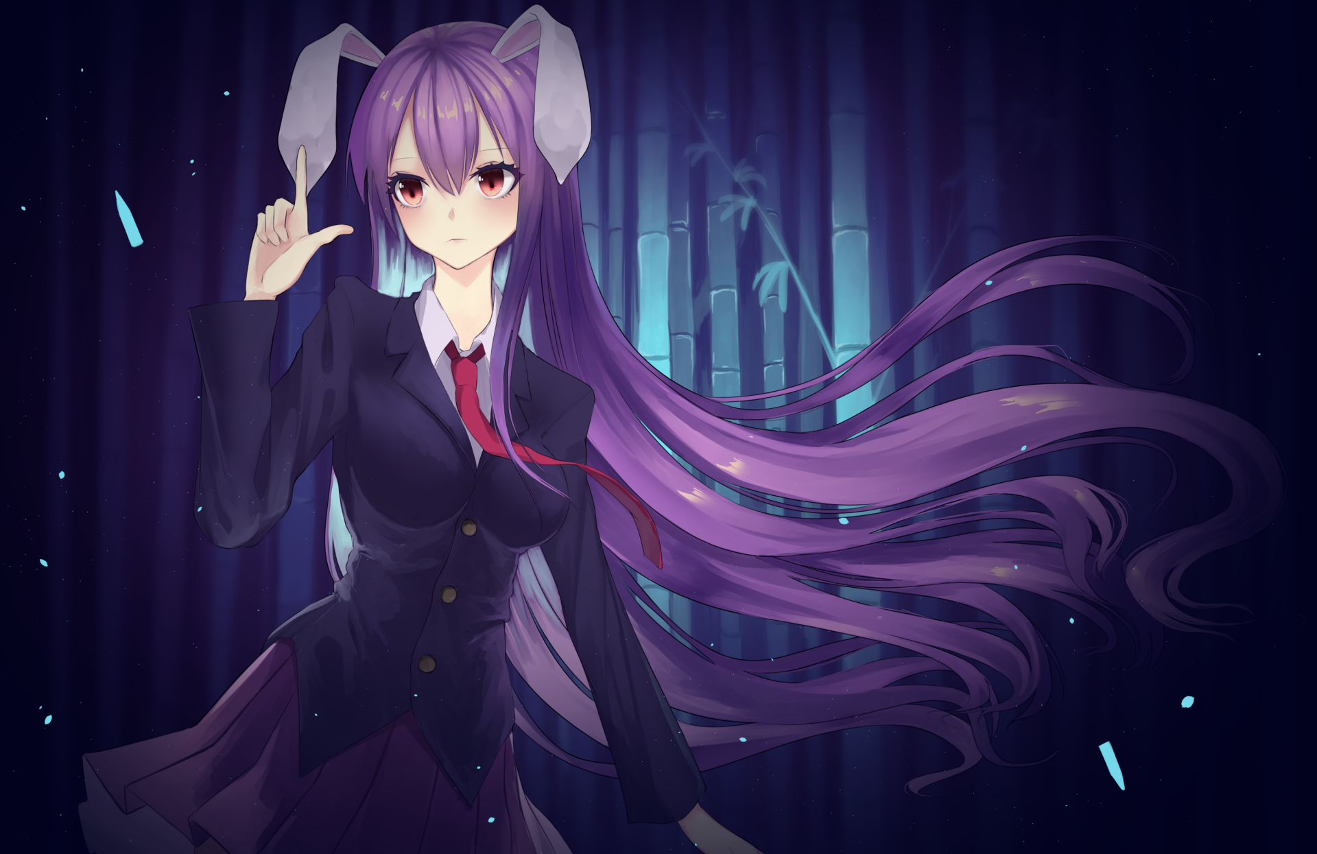 Download Reisen Udongein Inaba Anime Touhou HD Wallpaper