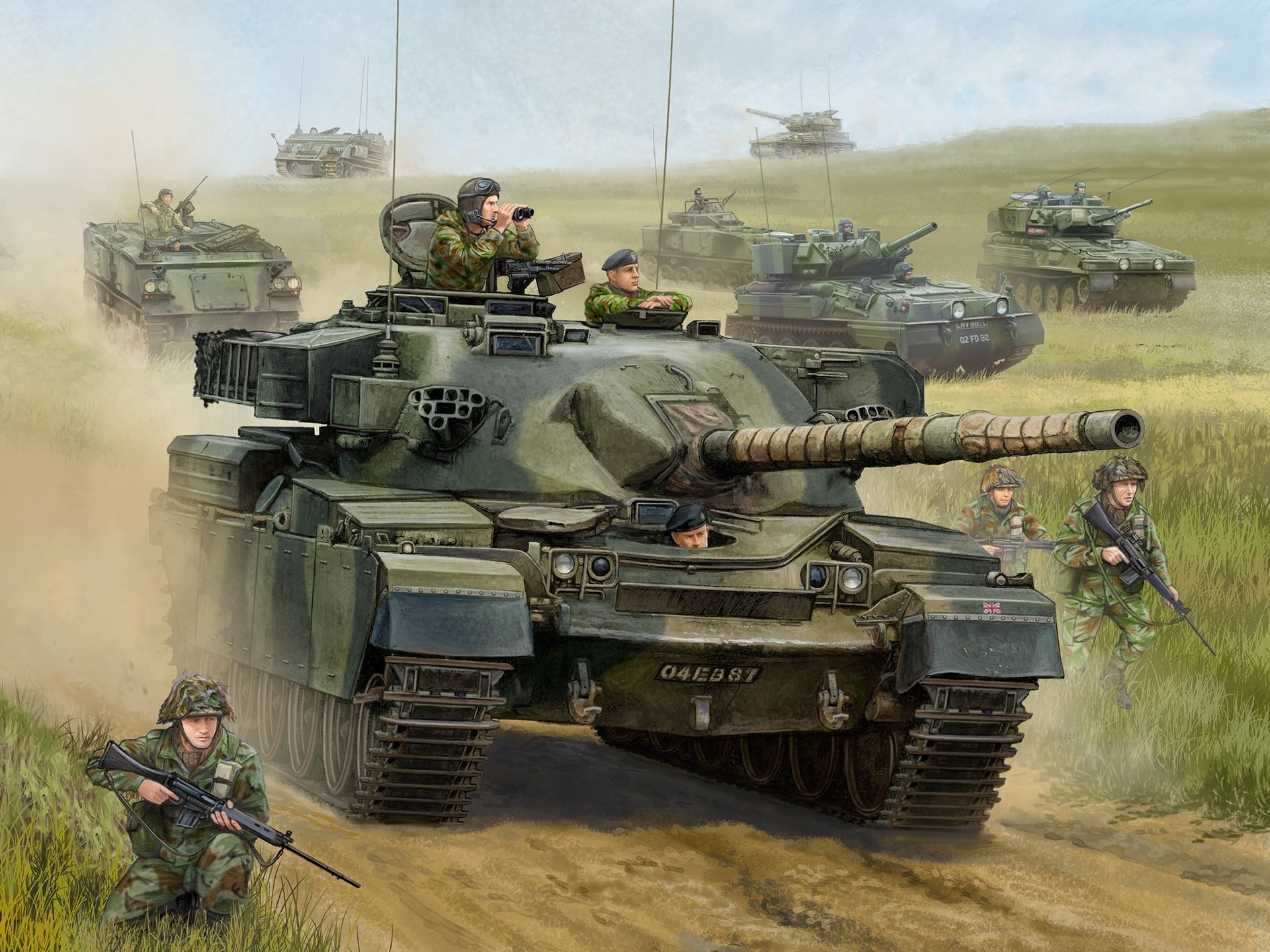 Elite Military Forces: HD Tank and Soldier Combat Wallpaper | 1920x1440 ...