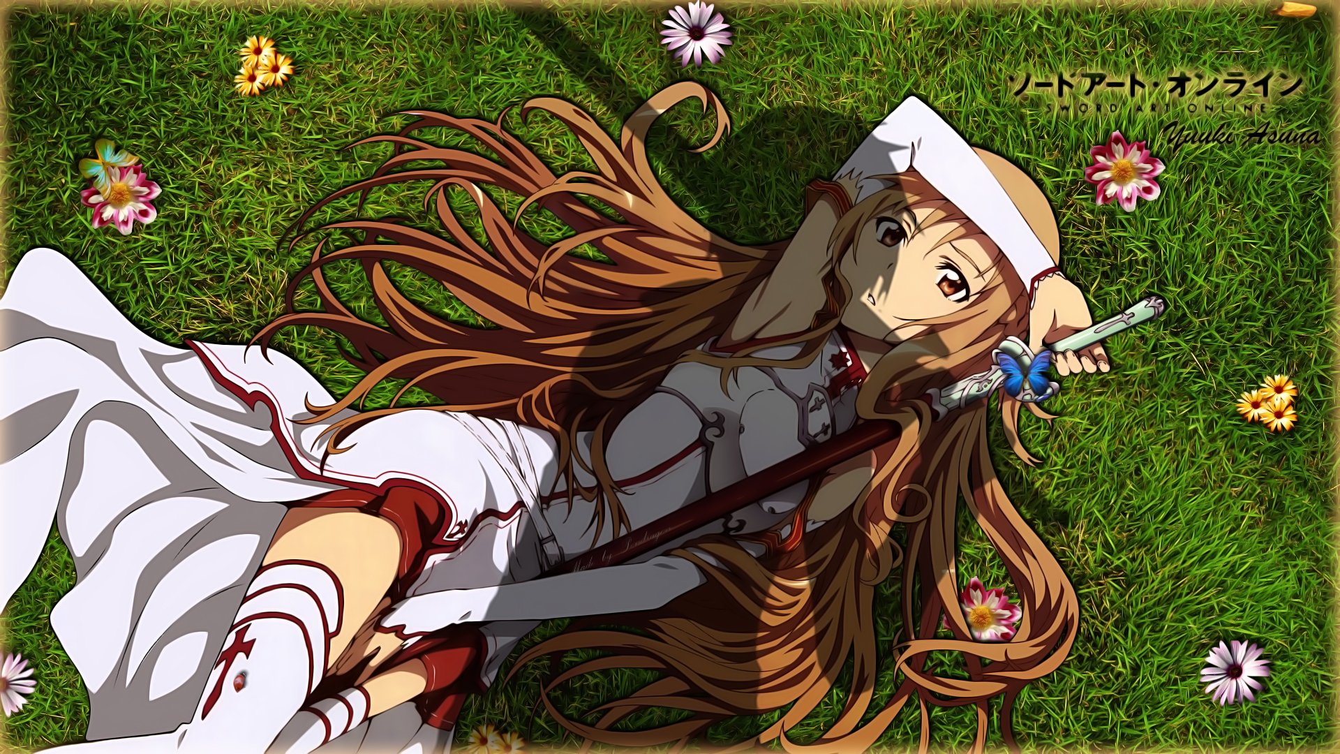 Asuna Yuuki — Sword Art Online Hd Wallpaper Meadows Sword Princess 5689