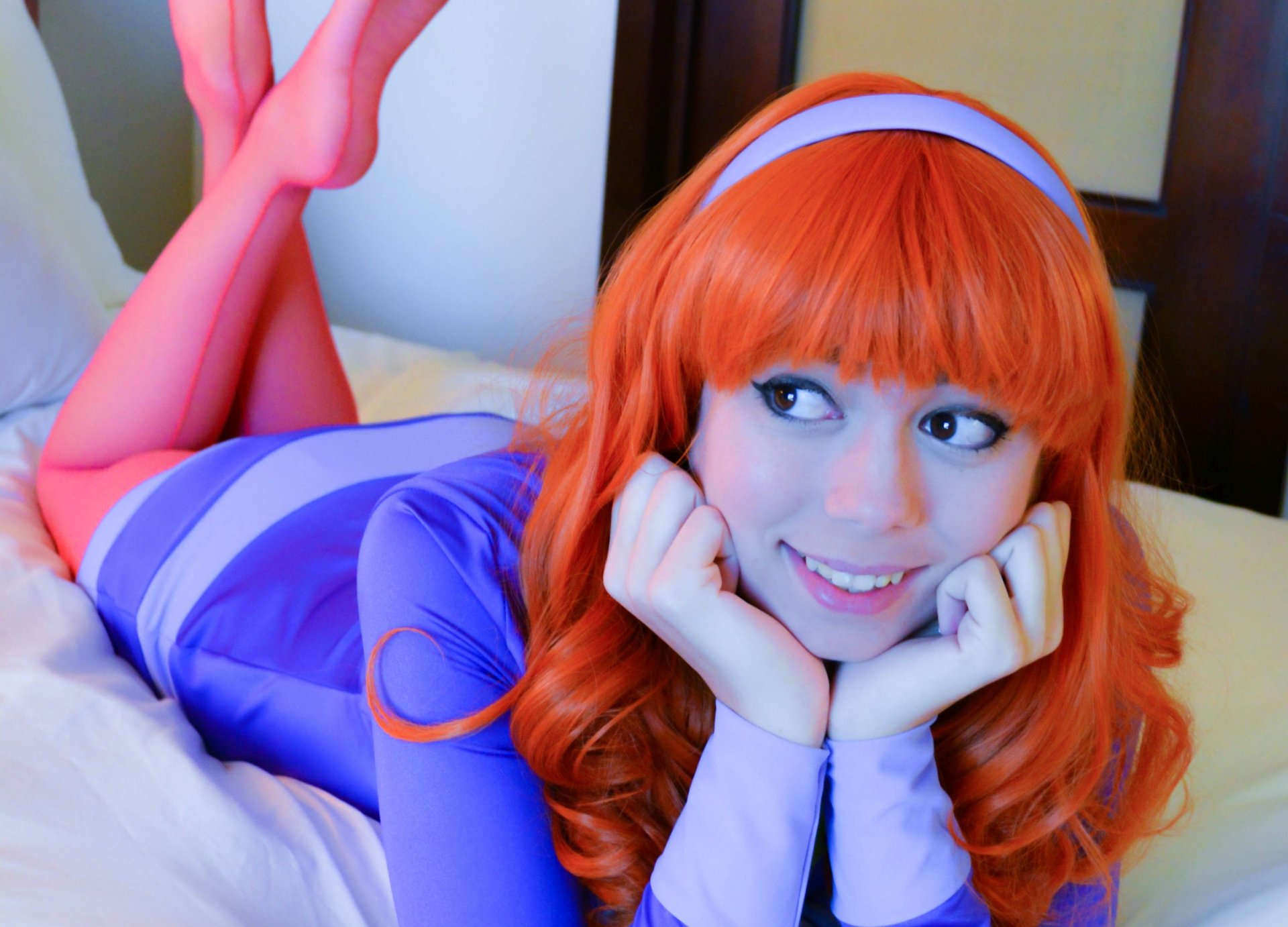 Uncanny Megan as Daphne Blake Cosplay HD Wallpaper – Scooby-Doo Vibes
