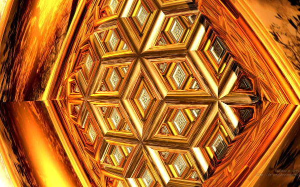 Fiery Gems - 3d Fractal Art by Dr-Pen