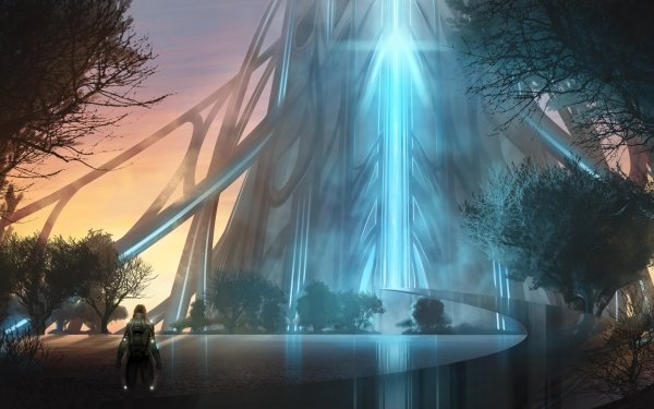 Sci Fi Building Wallpaper and Background Image | 1920x1068