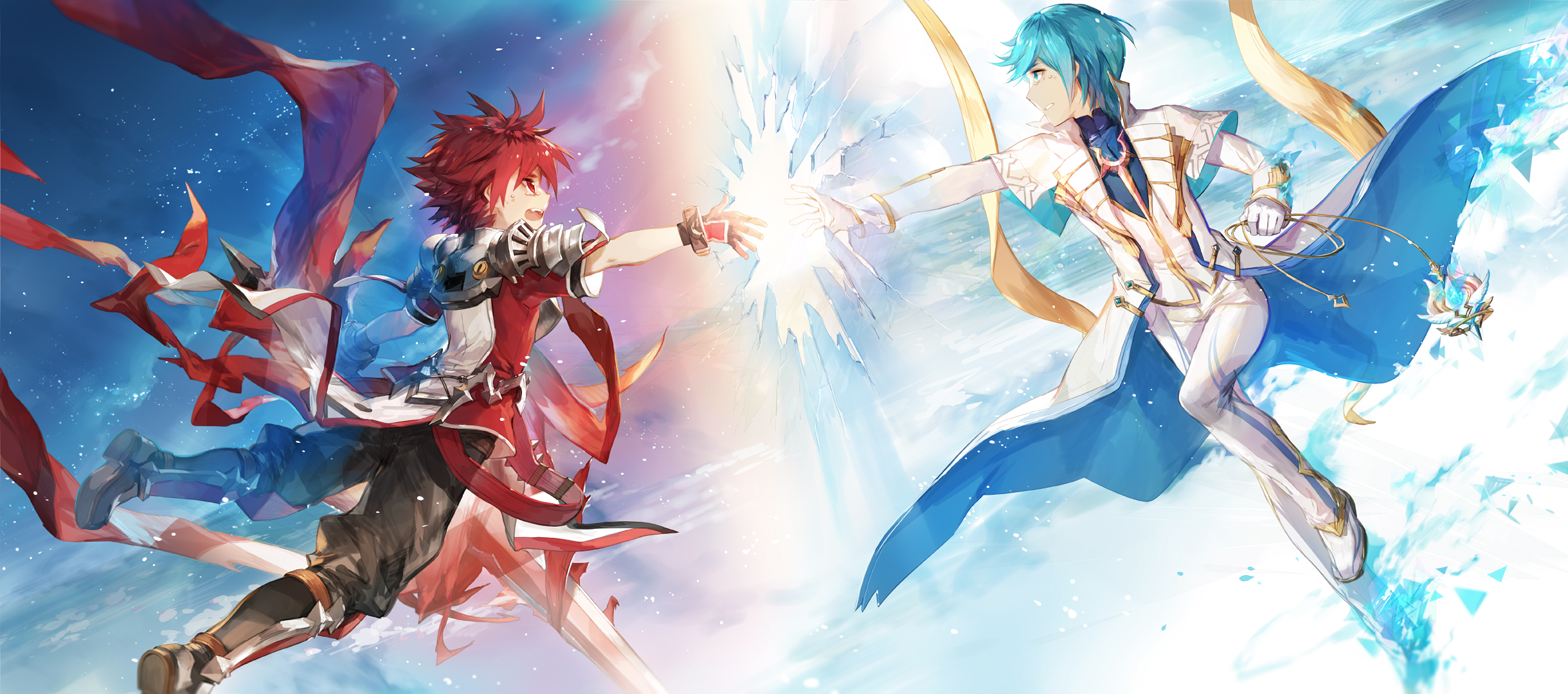 Epic Elsword Battle HD Wallpaper – Dynamic Video Game Action