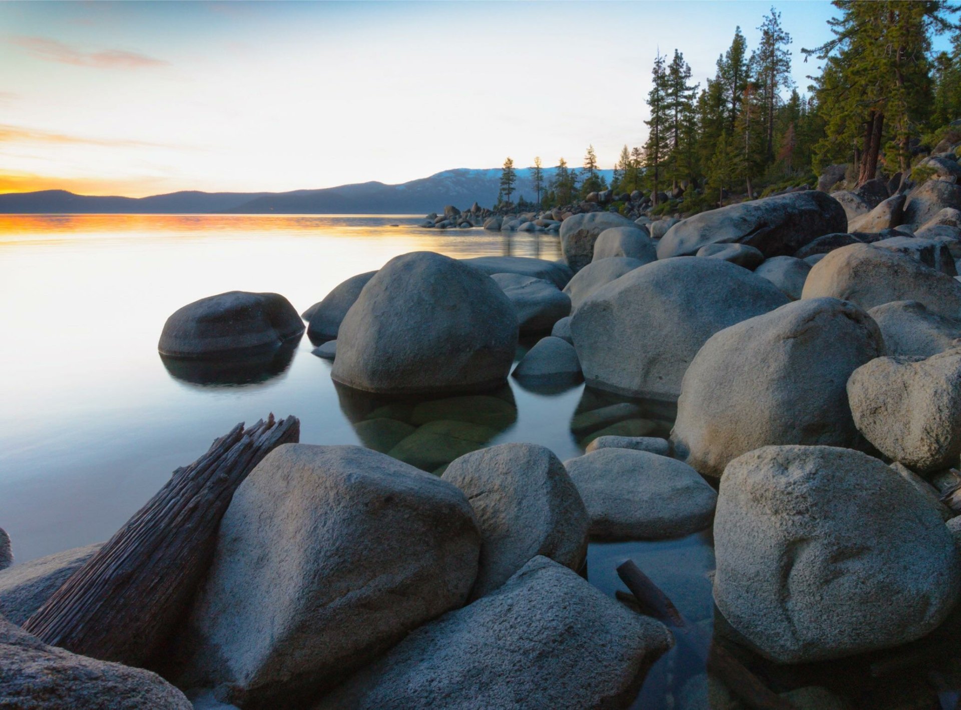 Download Nature Lake Boulder California Nevada Lake Tahoe HD Wallpaper