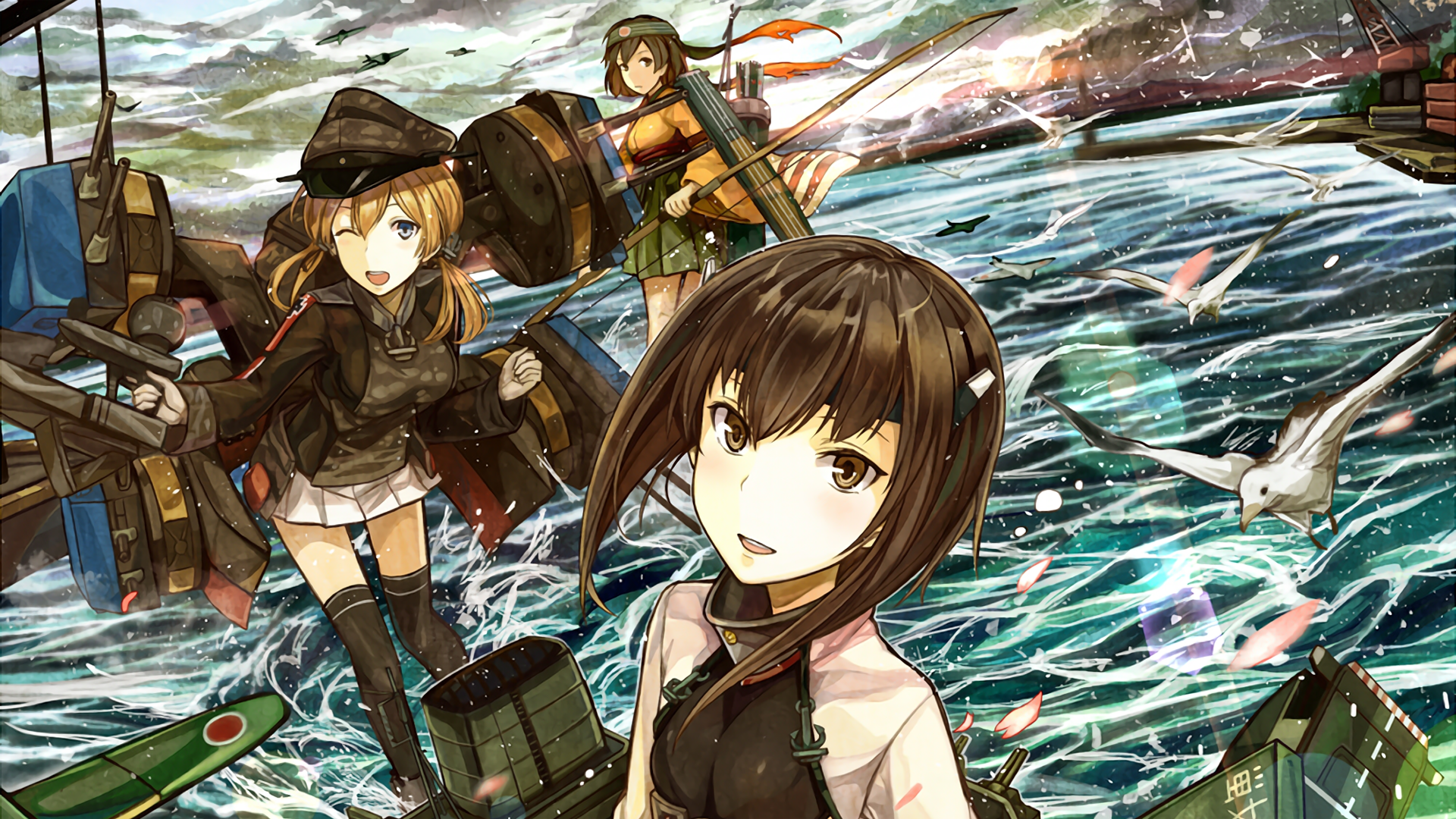 Download Hiryuu (Kancolle) Taihou (Kancolle) Prinz Eugen (Kancolle ...
