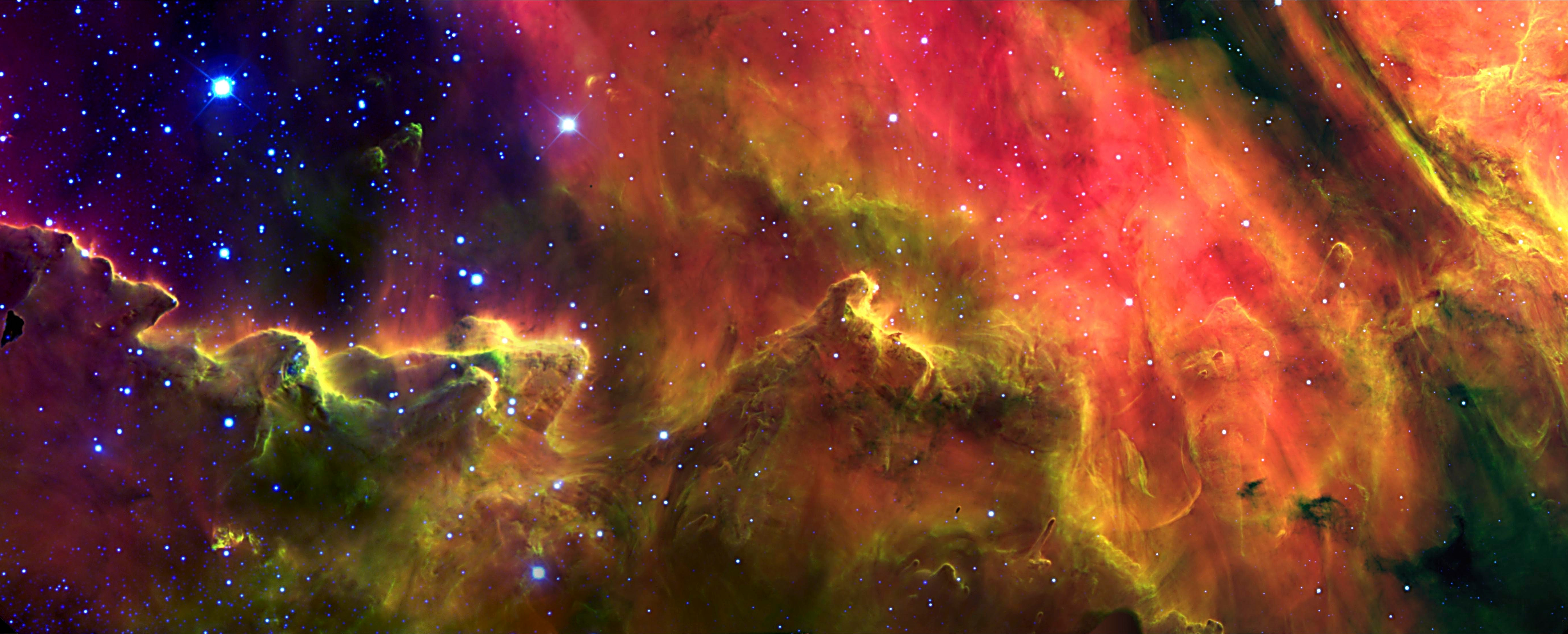Colorful Nebula 4k Ultra HD Wallpaper | Background Image | 5489x2218 ...