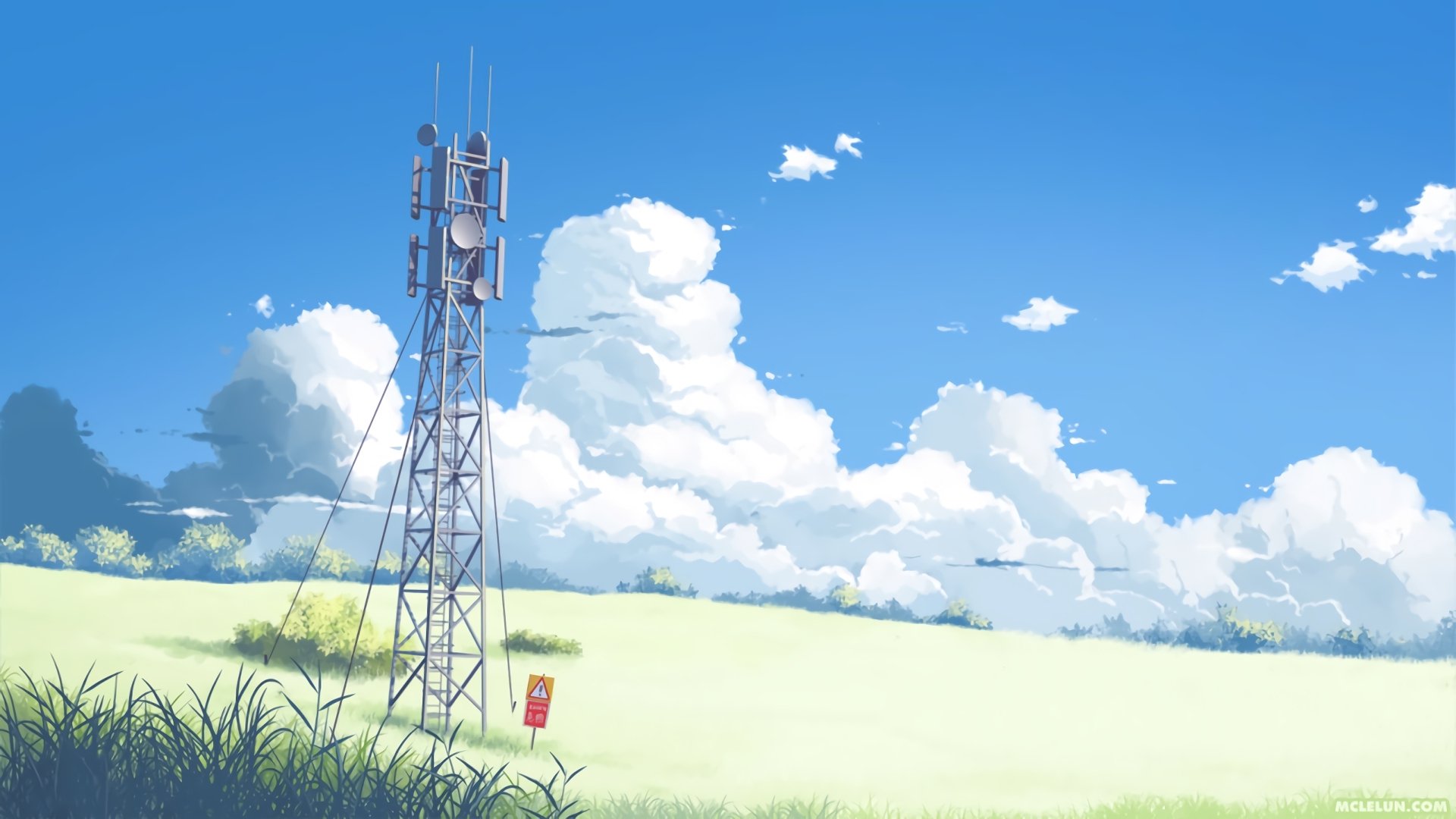 HD Original Anime Skyscape Wallpaper by Mclelun