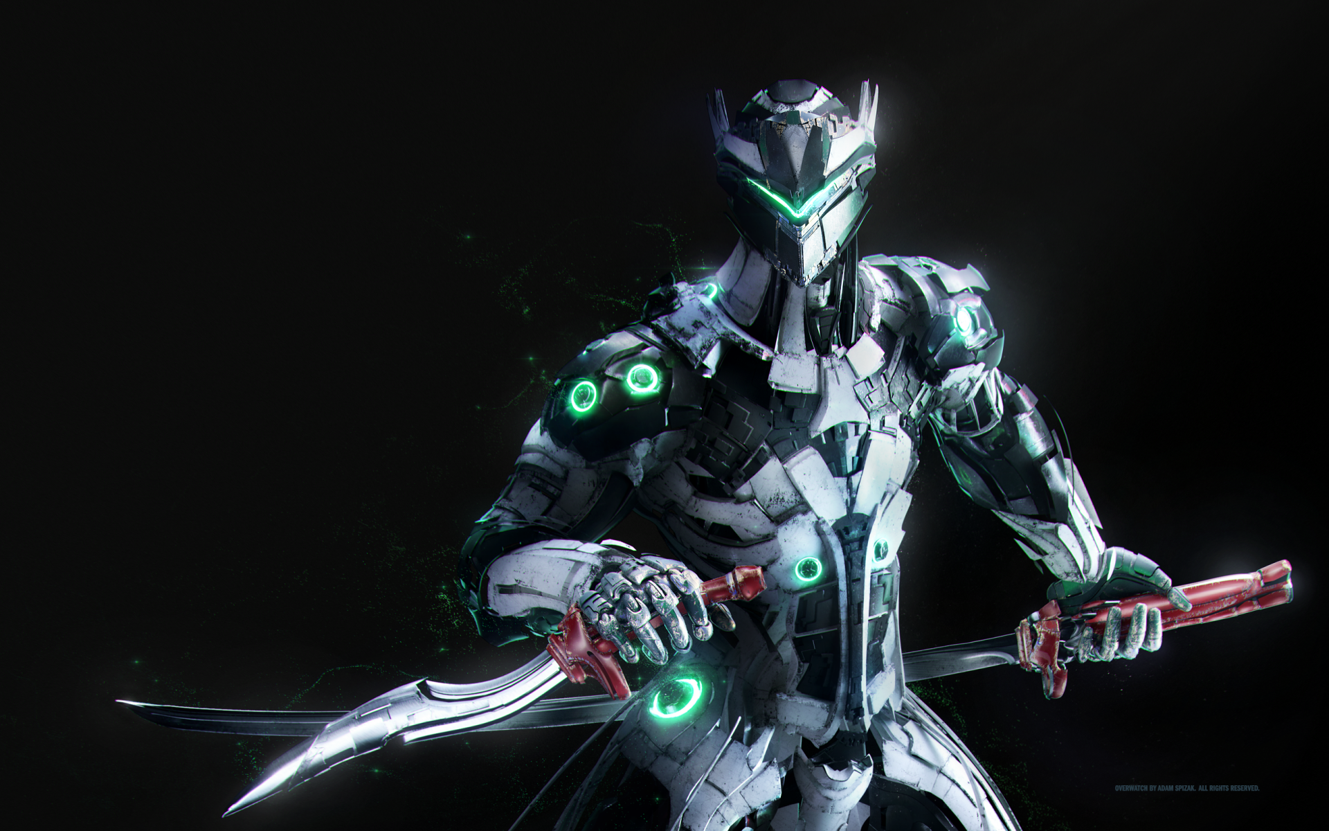 Genji Overwatch HD Wallpaper by Adam Spizak