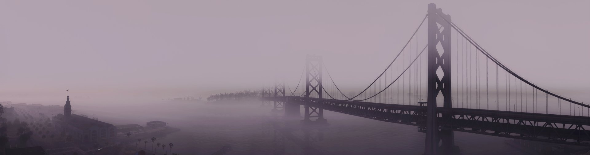 Download Fog Golden Gate Video Game Watch Dogs 2 HD Wallpaper