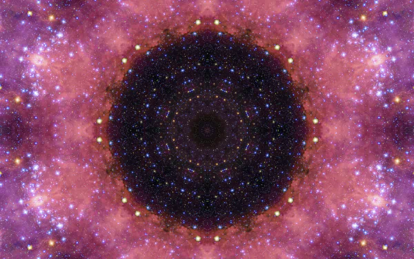 Space Mandala No25 - Wallpaper by Dr-Pen