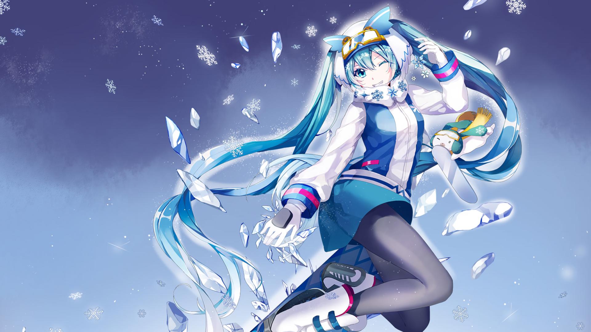 Download Yuki Miku Hatsune Miku Anime Vocaloid HD Wallpaper